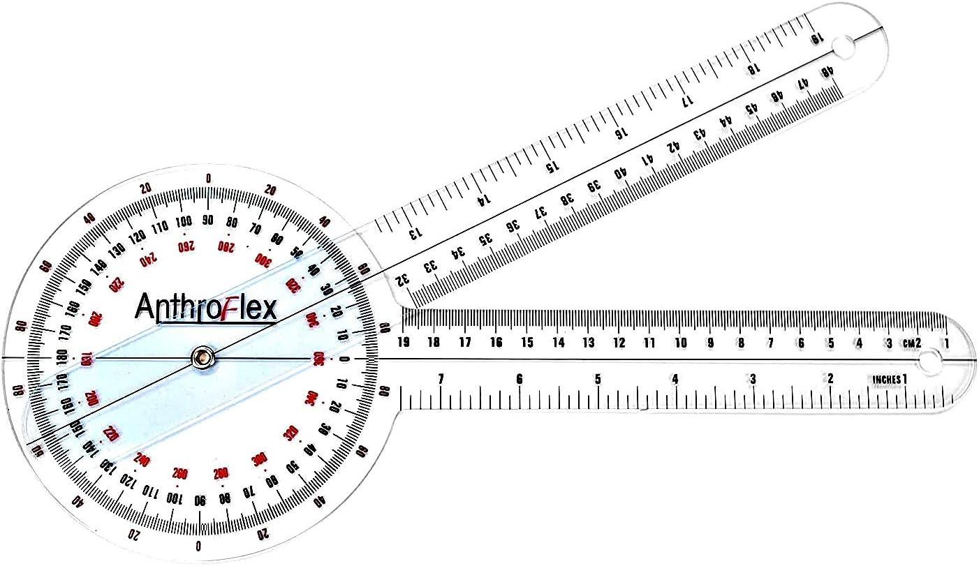 Buy AnthroFlex Goniometer Set 6 with Carrying Case - Precision ...