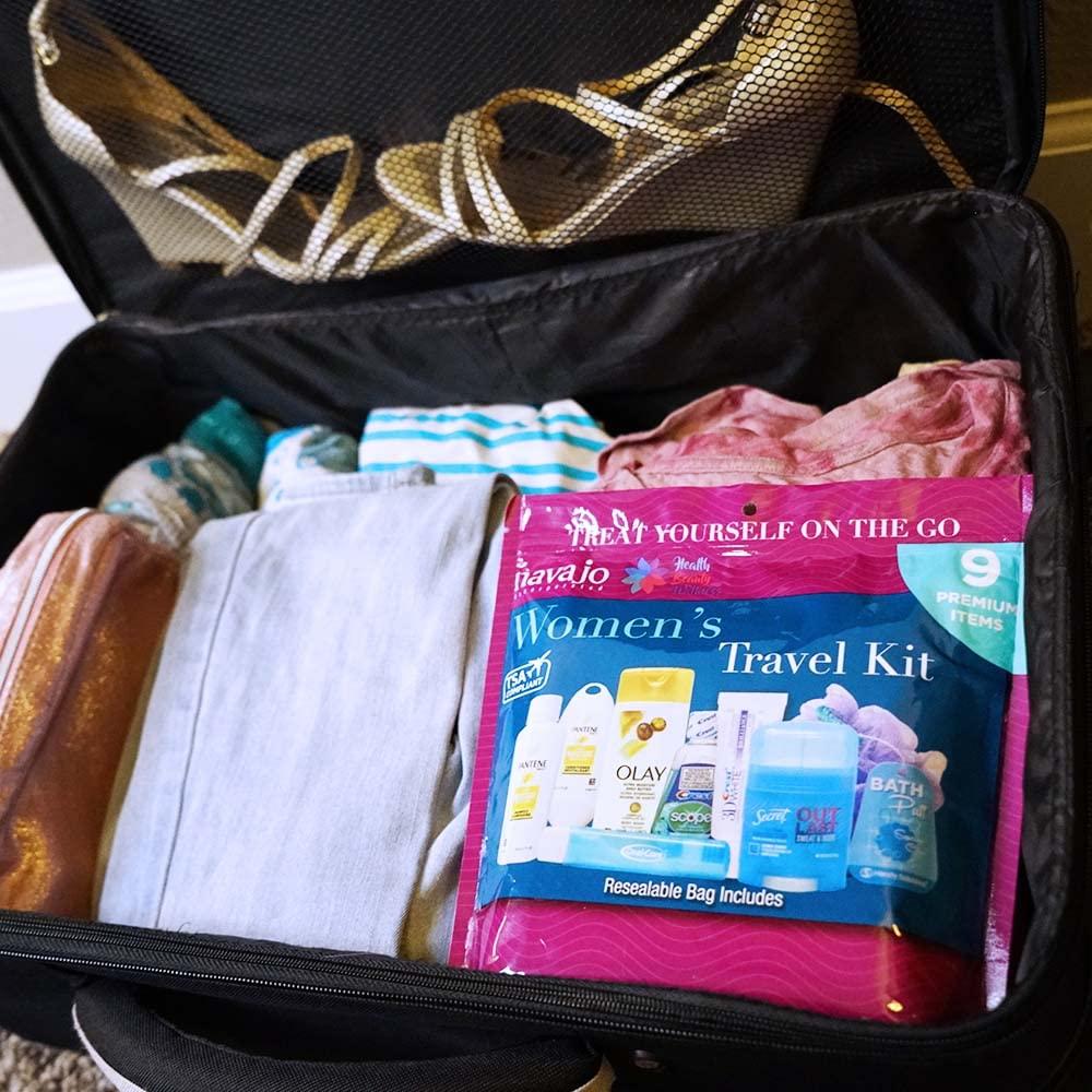 Handy Solutions 9 Piece Women's Travel Kit - Portable & Reusable ...