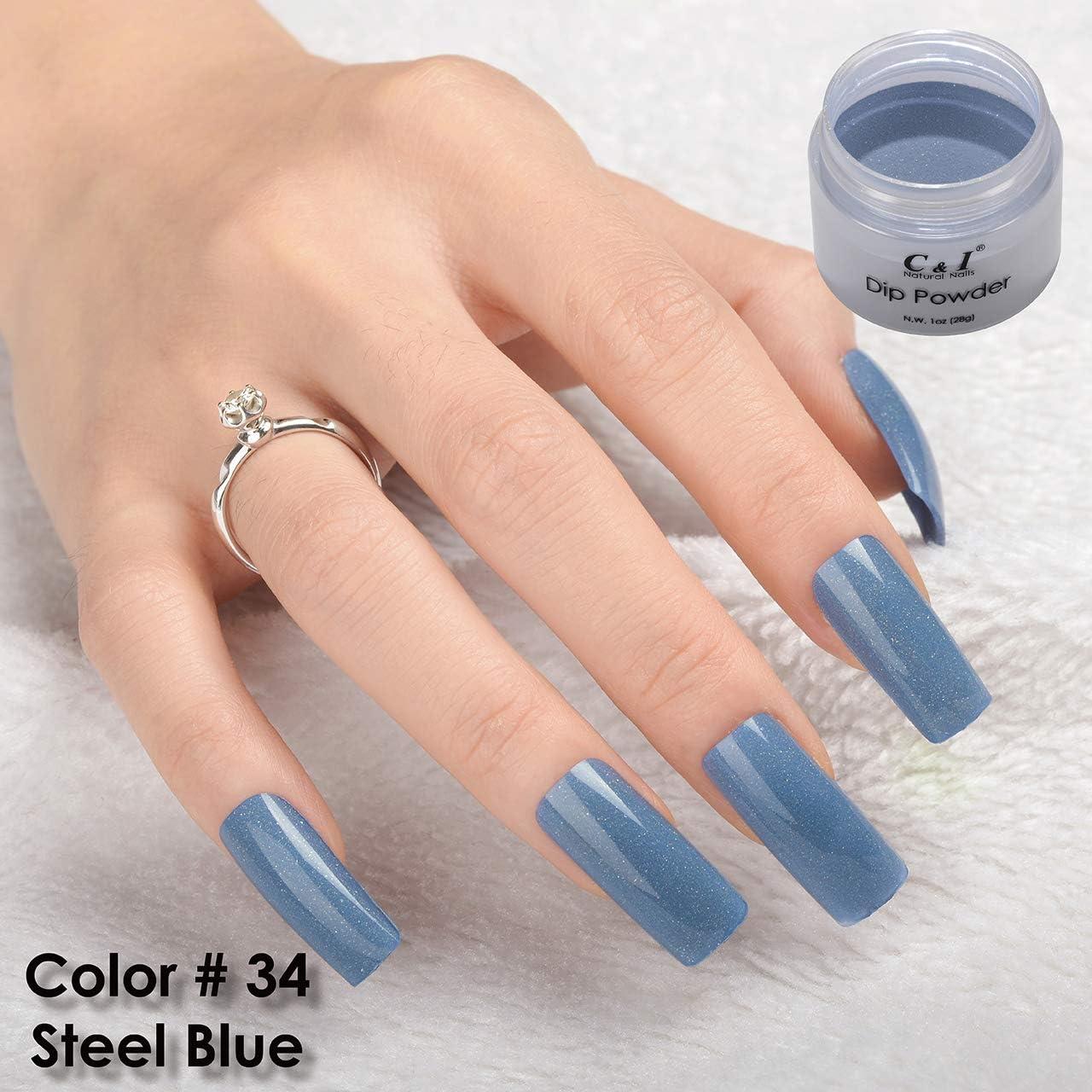 C & I Dip Powder Colour No. 034 Steel Blue Colour System | Buy Now with ...