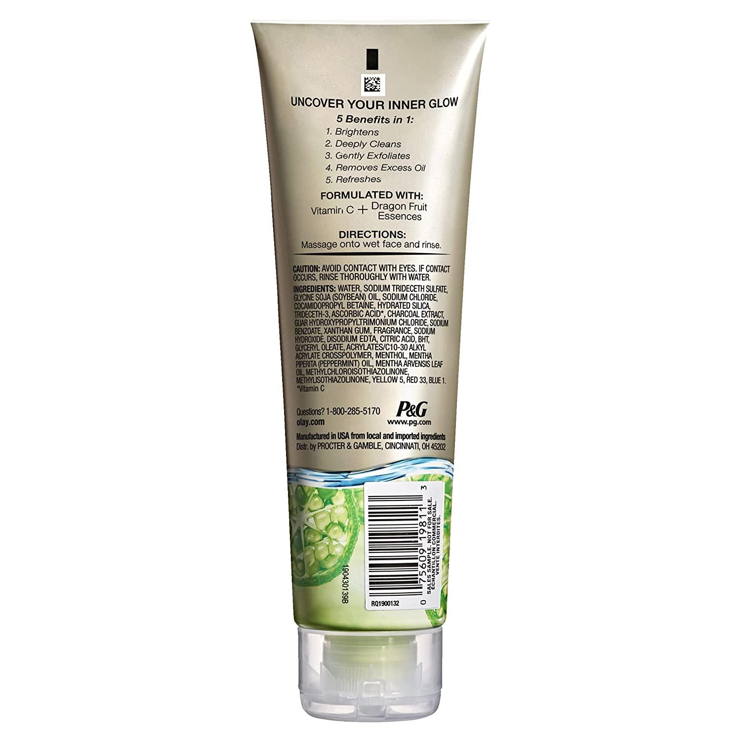Olay Hydrating Face Scrub with Vitamin C and Caviar Lime Essence 4.2 fl ...
