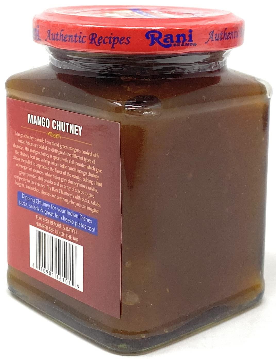 Rani Major Grey Mango Chutney 12.3oz Glass Jar - Vegan, Gluten Free ...