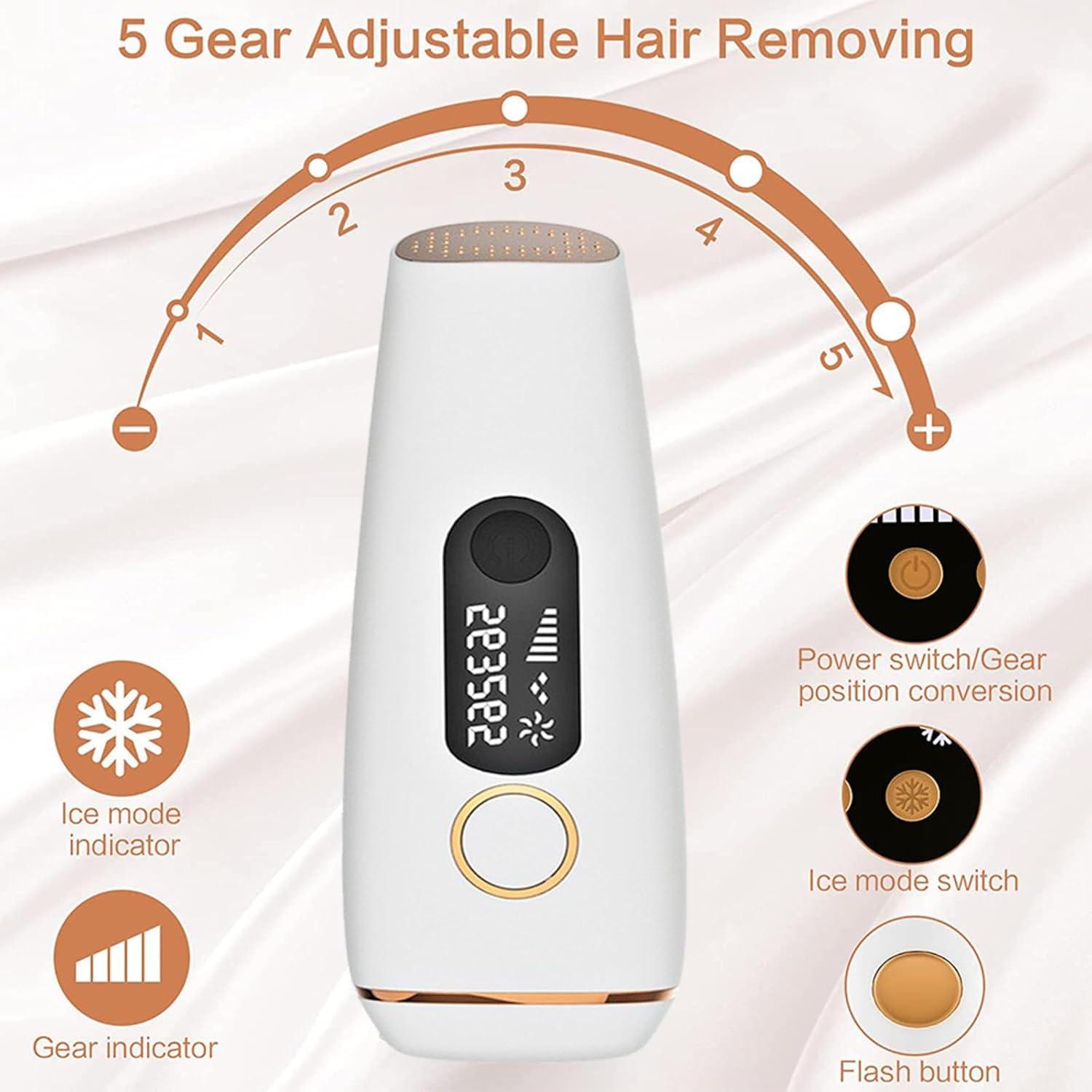 DAIEDKK IPL Hair Remover - Whole Body Depilation Device for Smooth Skin ...