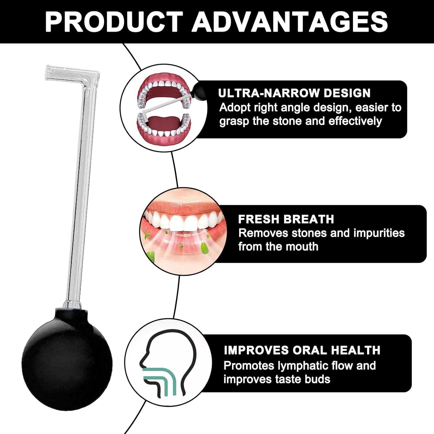 Tonsillenstein Remover Tool - Manual Tonsil Stone Cleaner for Fresh ...