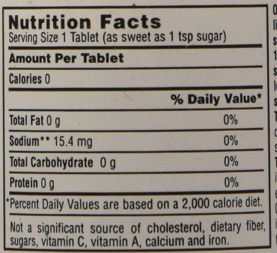 Necta Sweet Saccharin Tablets 1/4 Grain 1000 Tablet Bottle x 4 - Bulk ...
