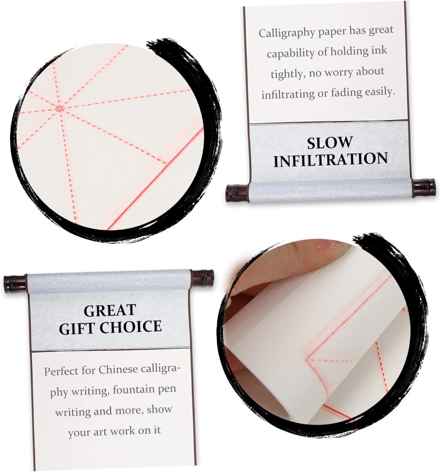 Gadpiparty Rice Sumi Paper 200 sheets Chinese Japanese Grids Grid ...