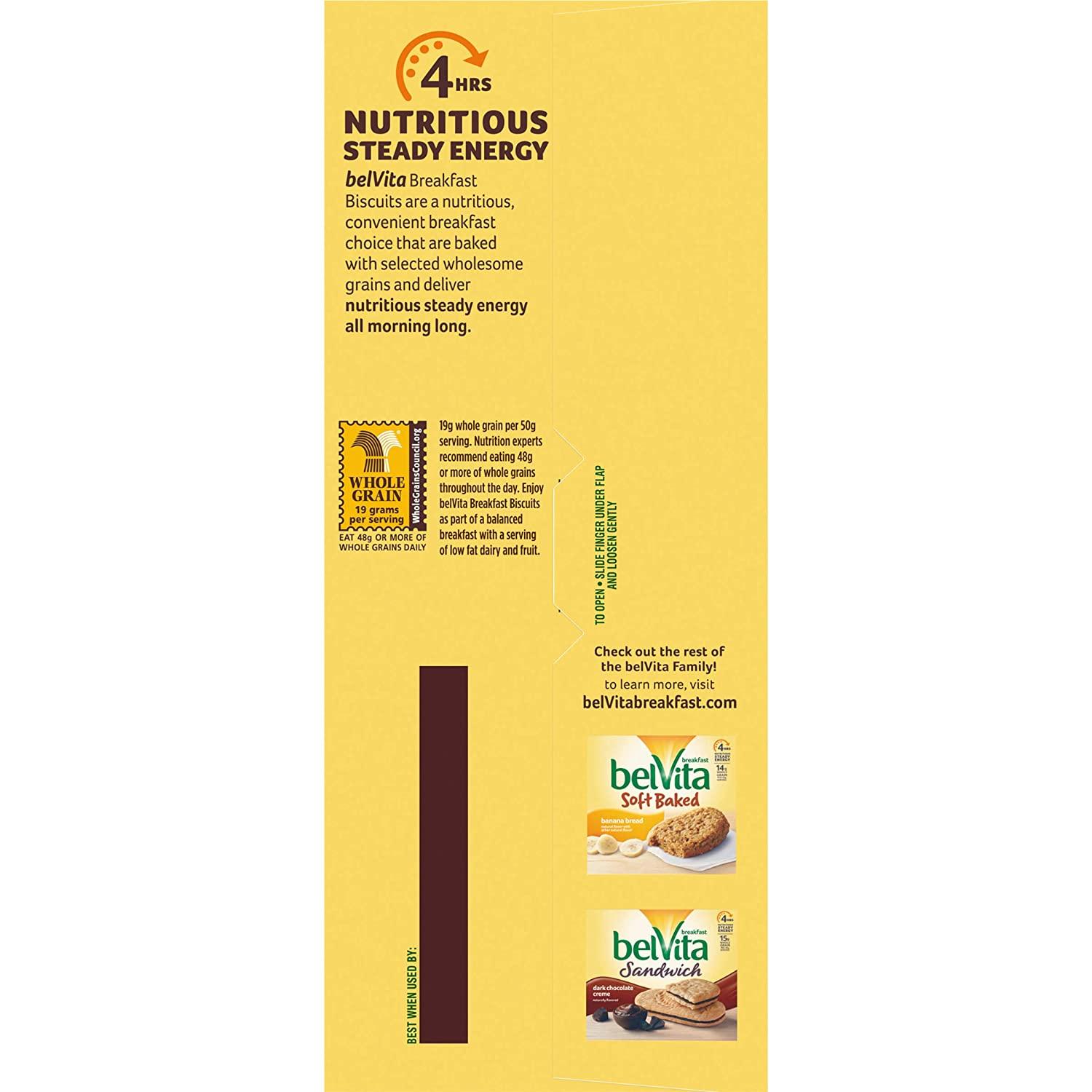 NABISCO BELVITA Golden Oat Breakfast Biscuits 12 Packs (4 Biscuits Per ...