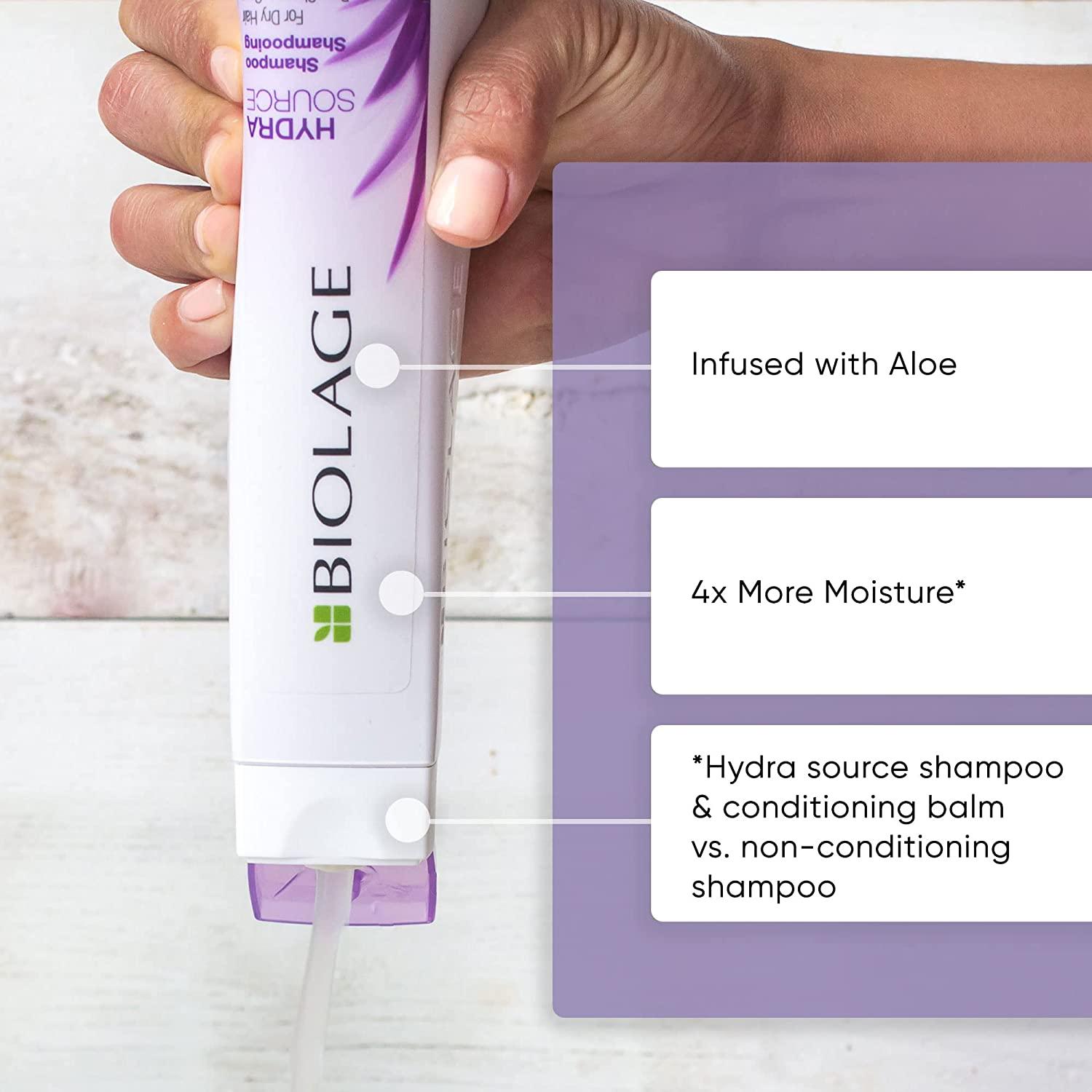 BIOLAGE Hydra Source Shampoo - Hydrating Vegan Formula for Dry Hair ...