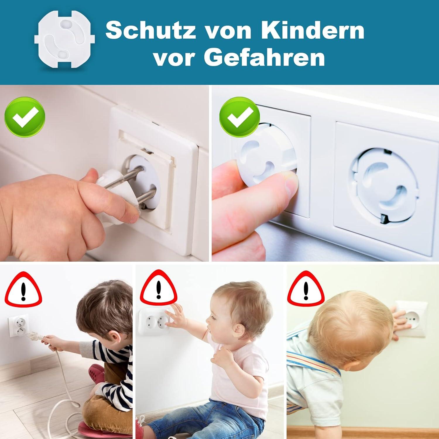 Shop PHAVESAS Child Locking Sockets - 12 Pack Safe Socket Fuses for ...