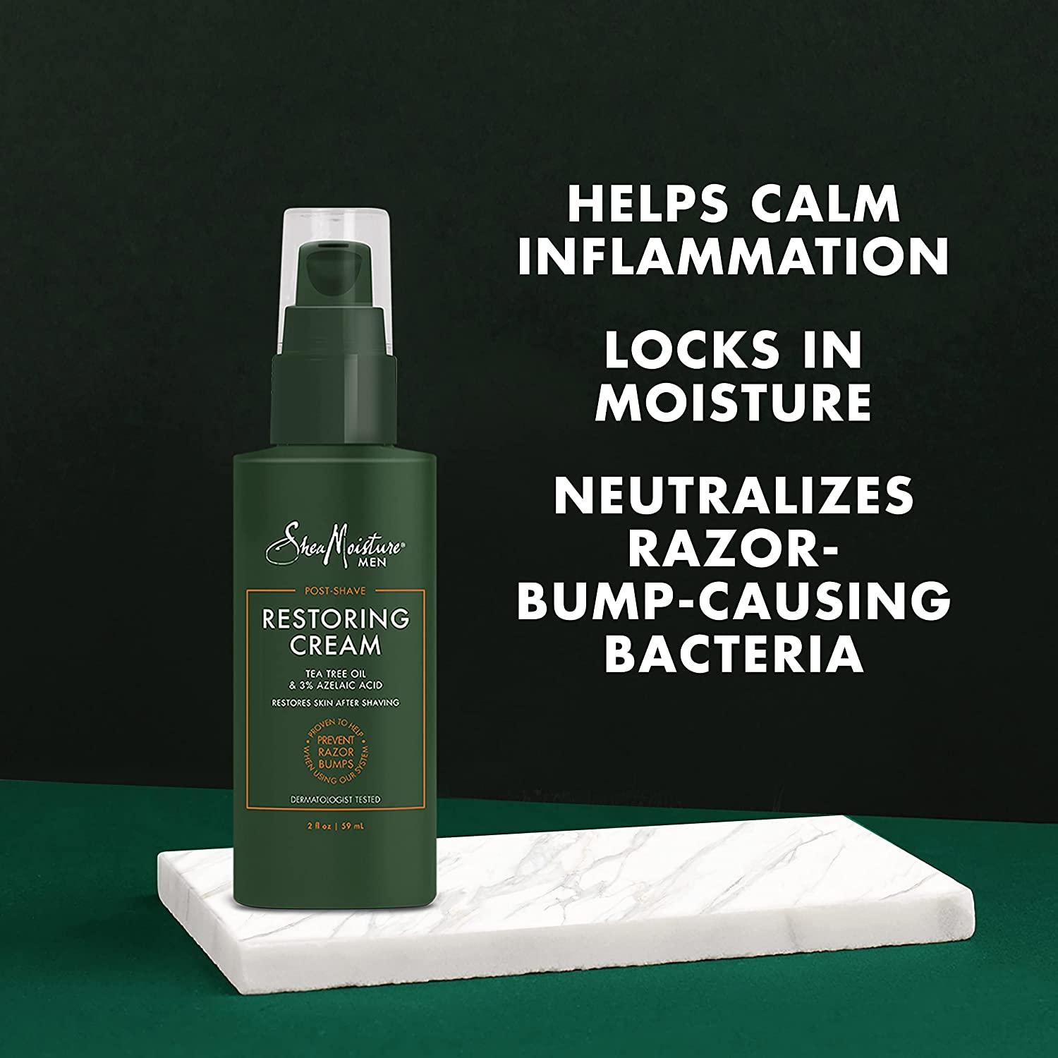 Shea Moisture Men Beard Shaving Kit - Smoothing Shave Butter & After ...