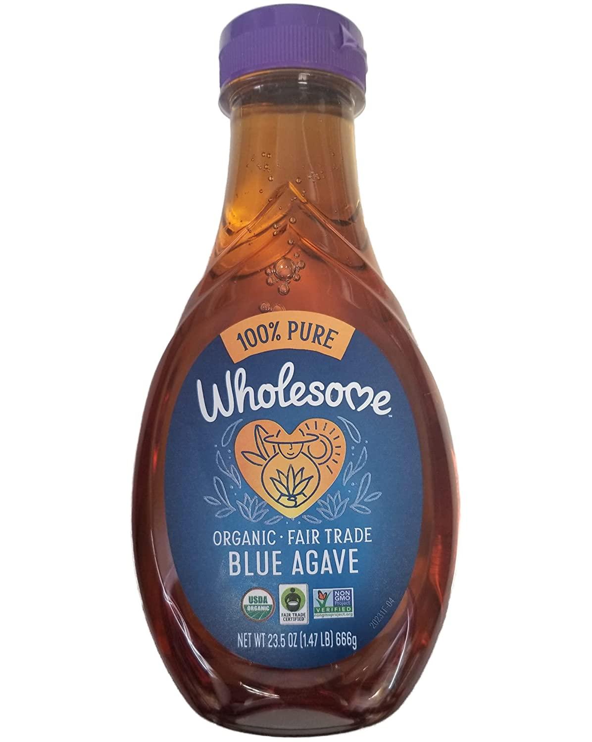Organic Blue Agave Nectar Syrup - Low Glycemic Sweetener, Gluten Free ...