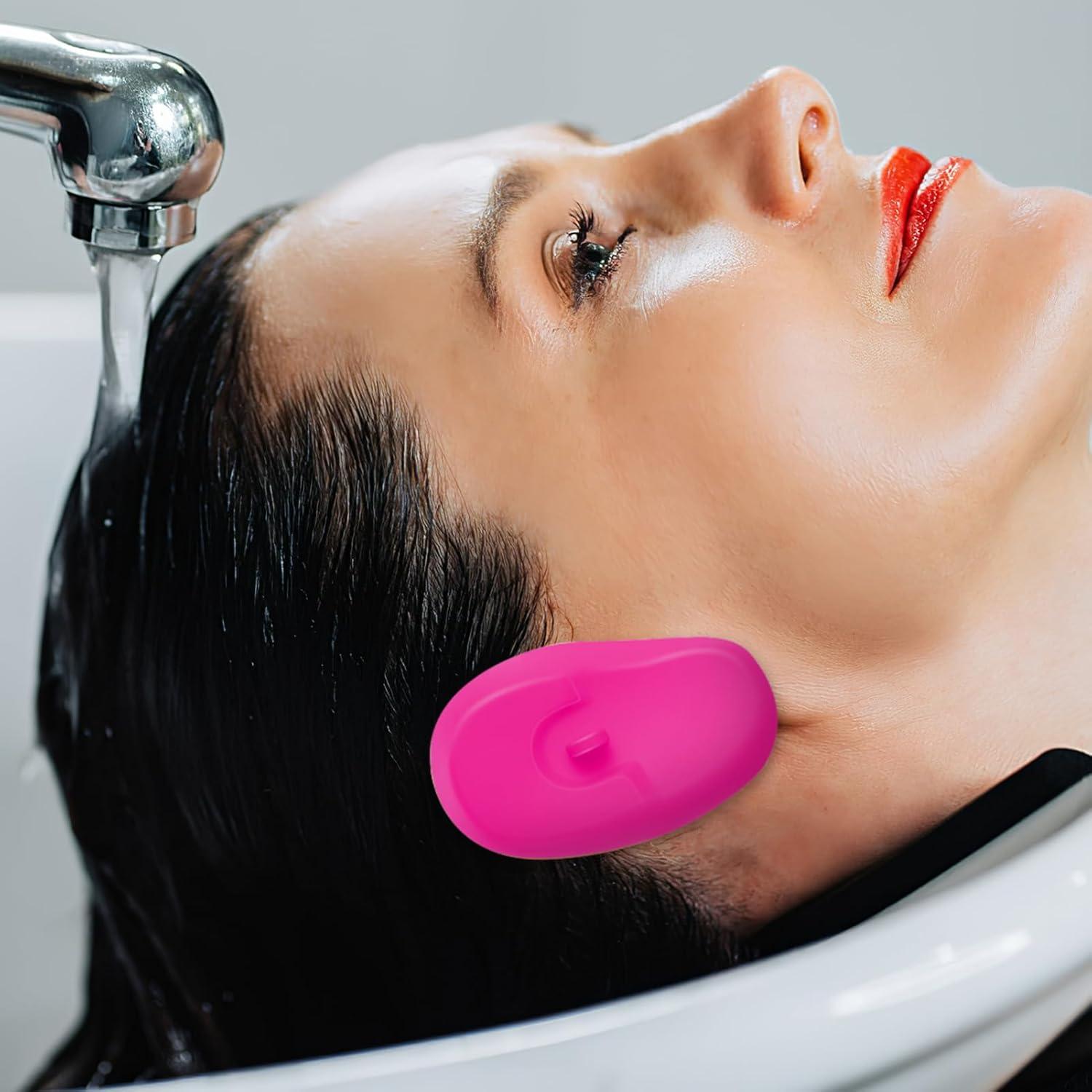 KOMBIUDA 2 Pairs Ear Covers for Hairdressing Ear Caps for Shower Ear ...