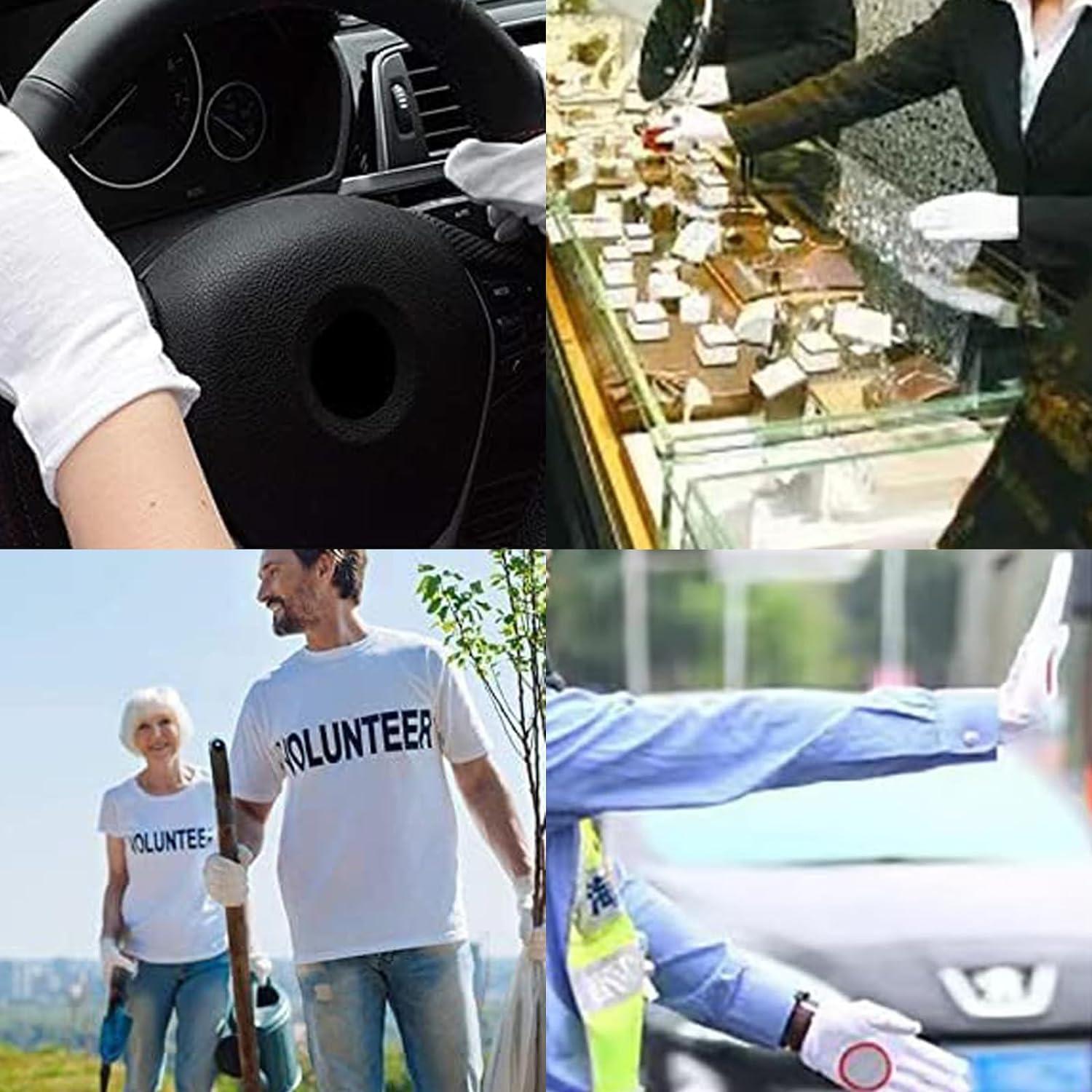 Cotton Gloves 12 Pairs White Cotton Gloves White Soft Cotton Gloves ...