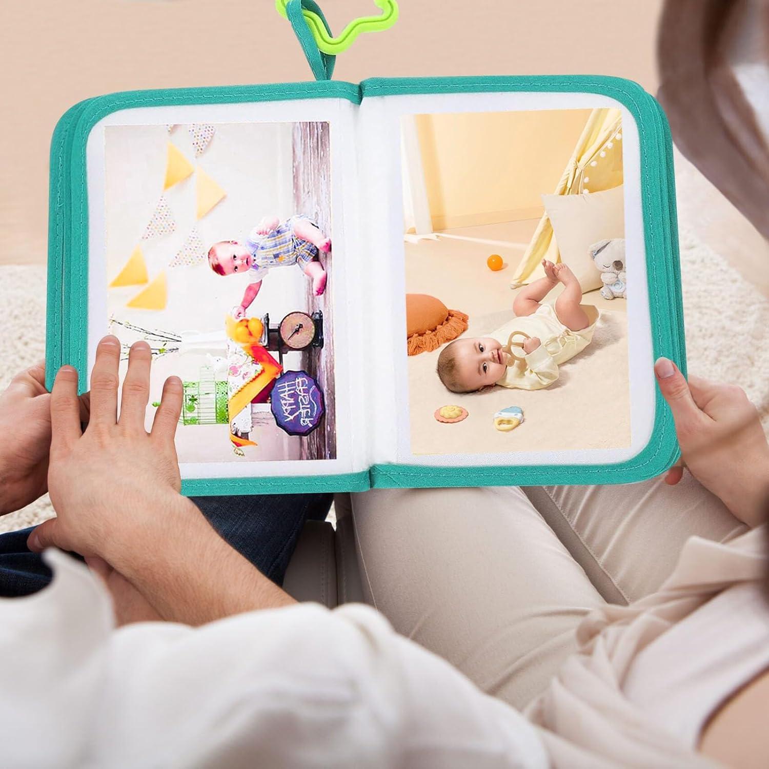 Baby Personalised Memory Album with Cute Giraffe Design - Record First ...