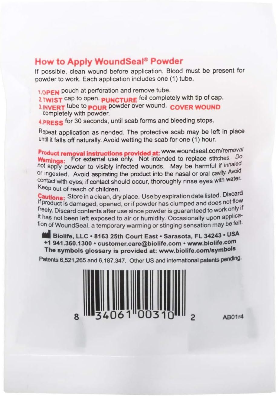QR Wound Seal Powder Bandage - Fast Healing & Protection | 2/pkg ...