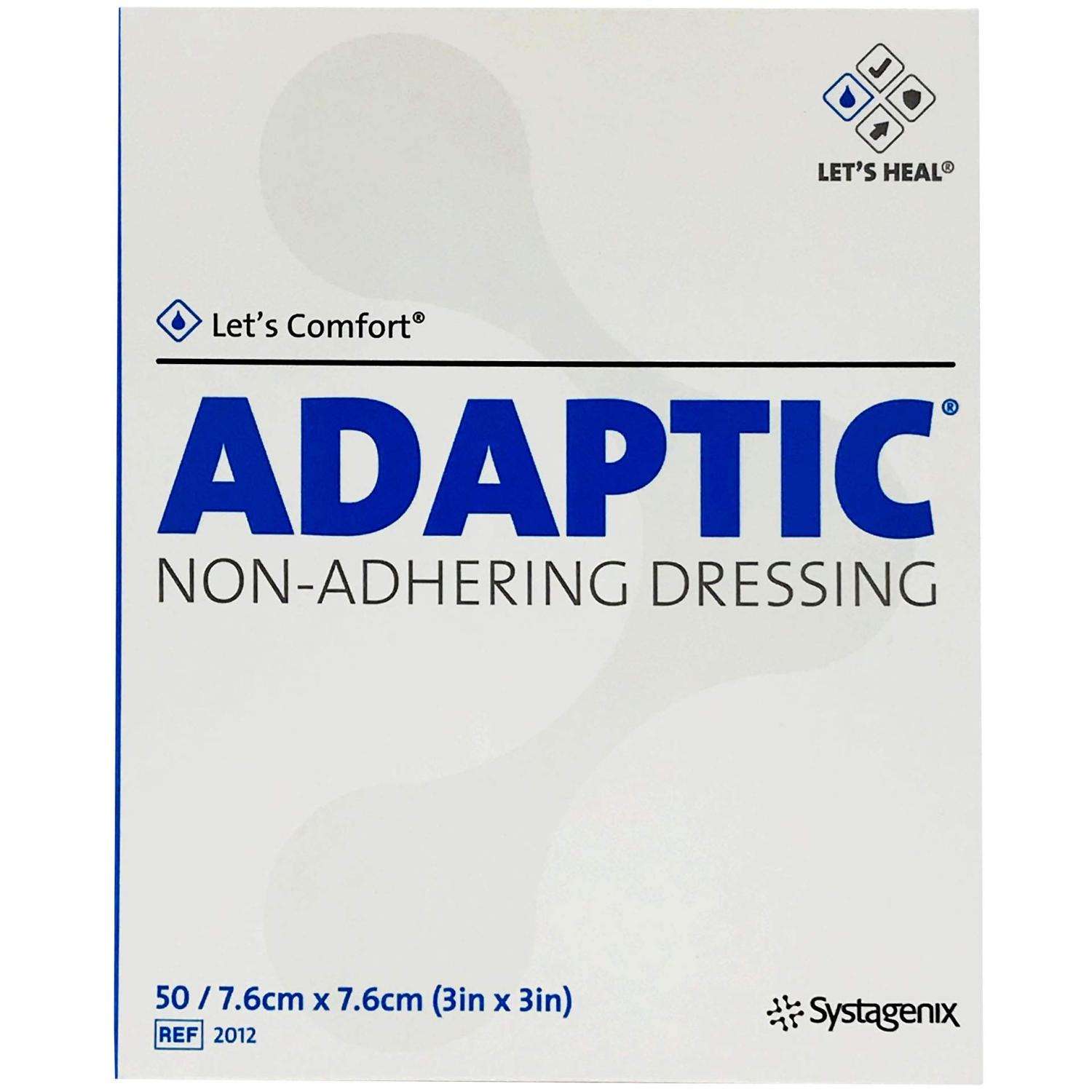 Adaptic Non-Adherent Dressing 3x3 - Box of 50 | High-Quality Wound Care ...
