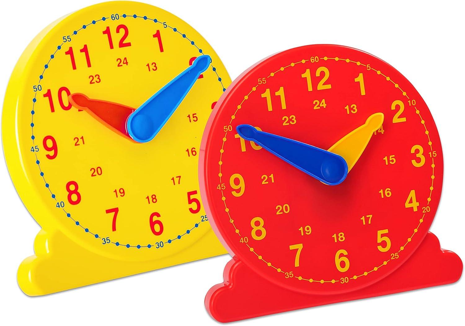 Buy Betzold 13 cm Learning Clock - Yellow Maths Teaching Tool for Time ...