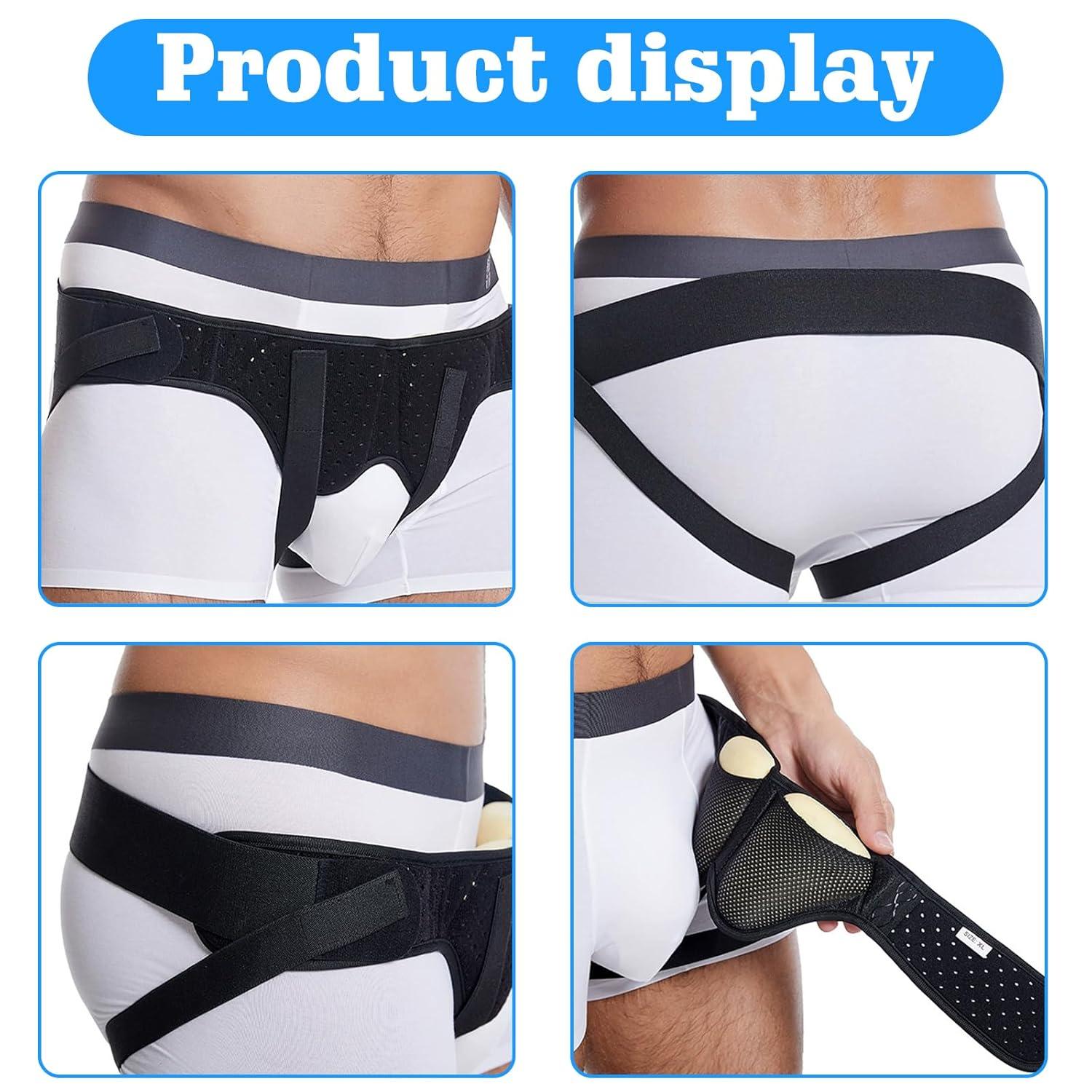 Nizirioo Adjustable Inguinal Hernia Belt for Adults - Pain Relief with ...