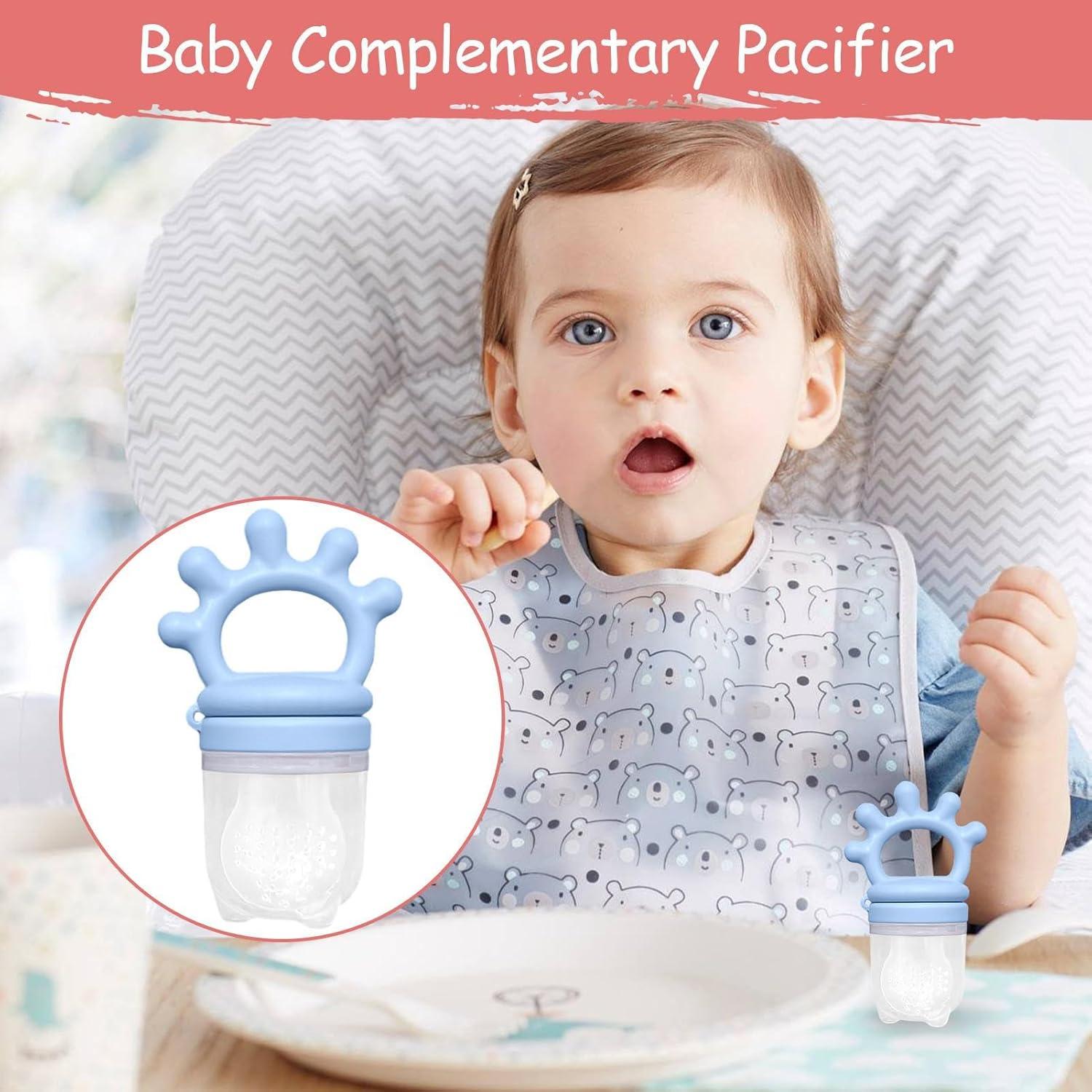Premium Silicone Baby Pacifier with Fruit Feeding Dispenser | Reusable ...