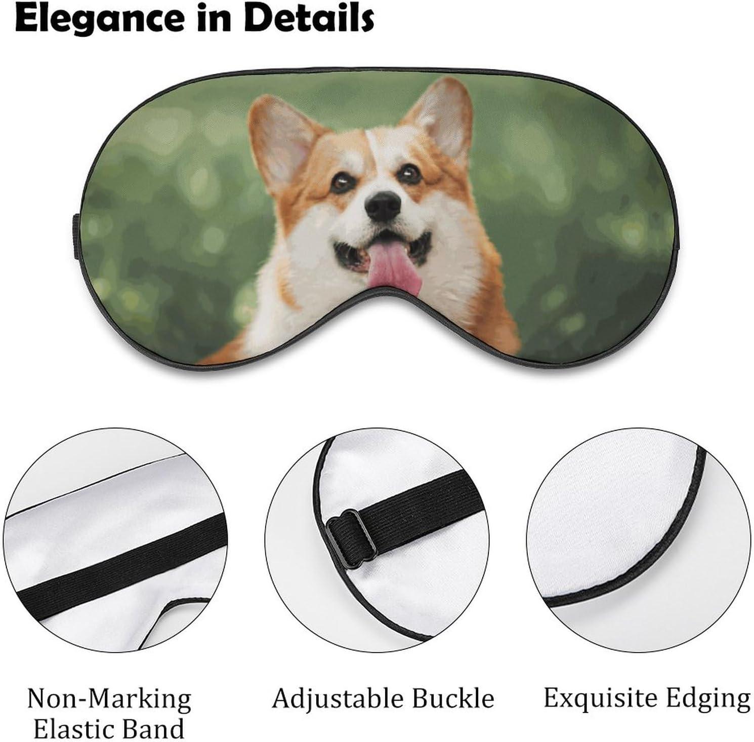 Personalized Custom Eye Mask with Photo/Text/Logo | Adjustable Strap ...