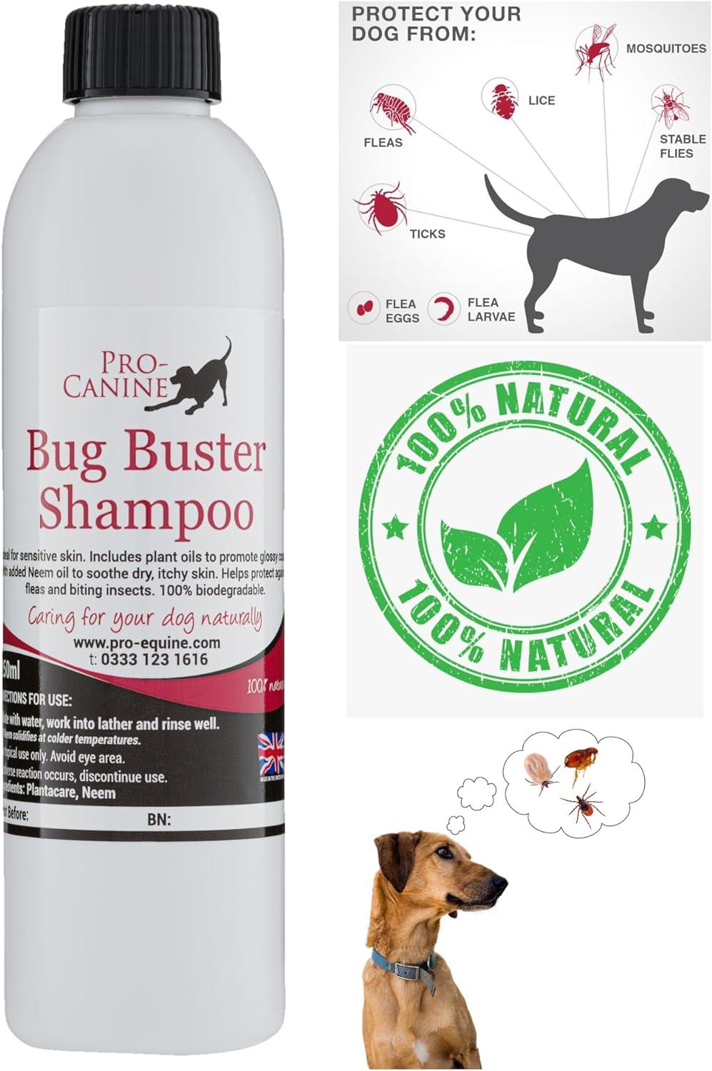 Pet shampoo 250ml Bug Buster 100% natural and biodegradable | Buy Now ...