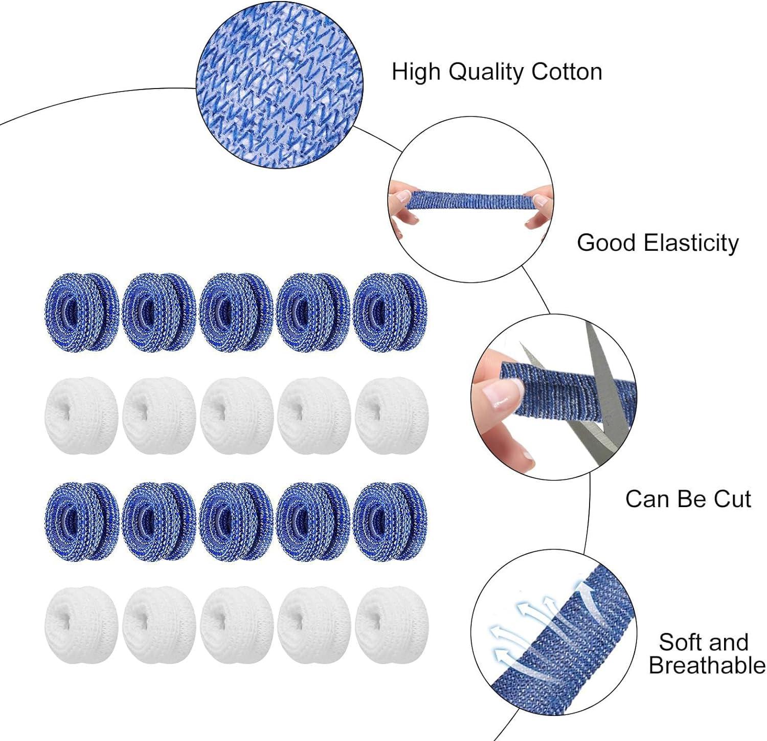 20 Pcs Blue Finger Bandages for Work & Kitchen - Thumb & Finger ...