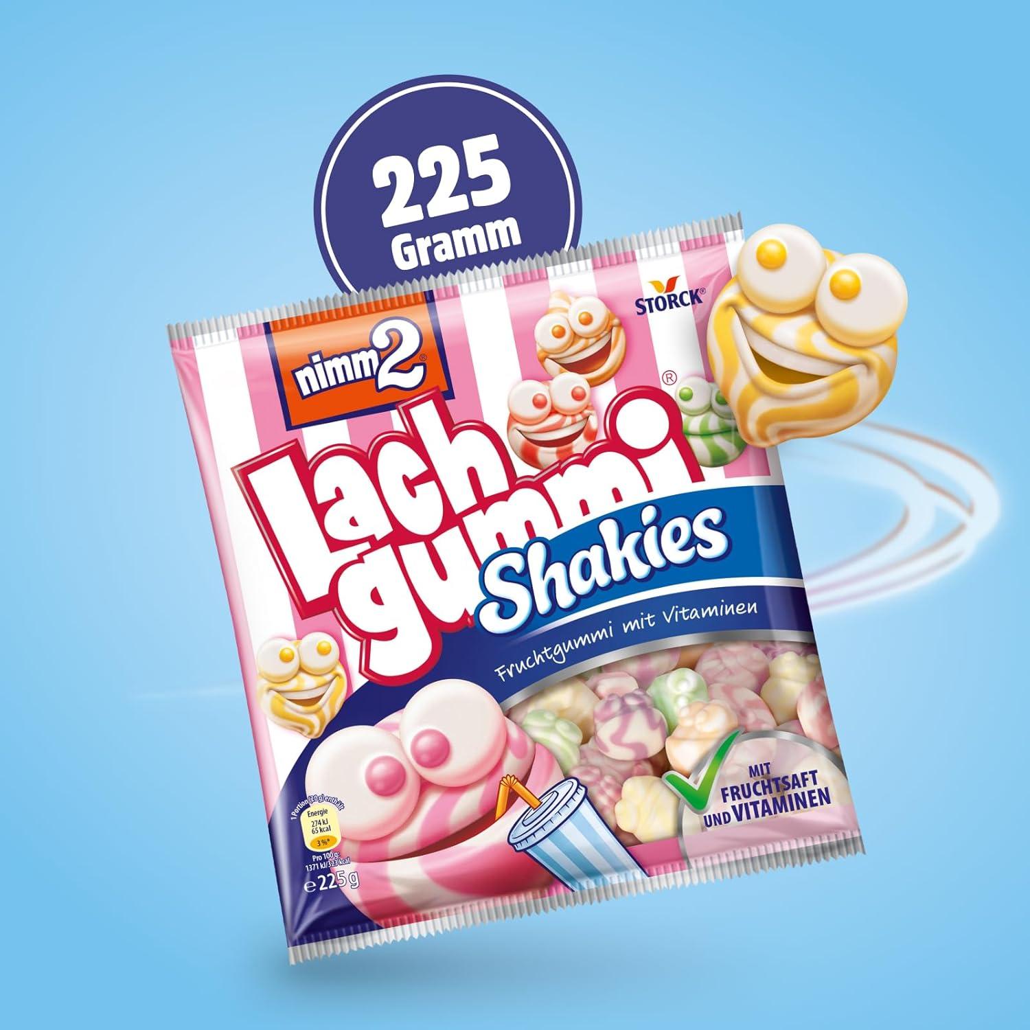 Nimm2 Lachgummi Shakies 225g Fruit Gum with Juice Vitamins & Milk | Buy ...