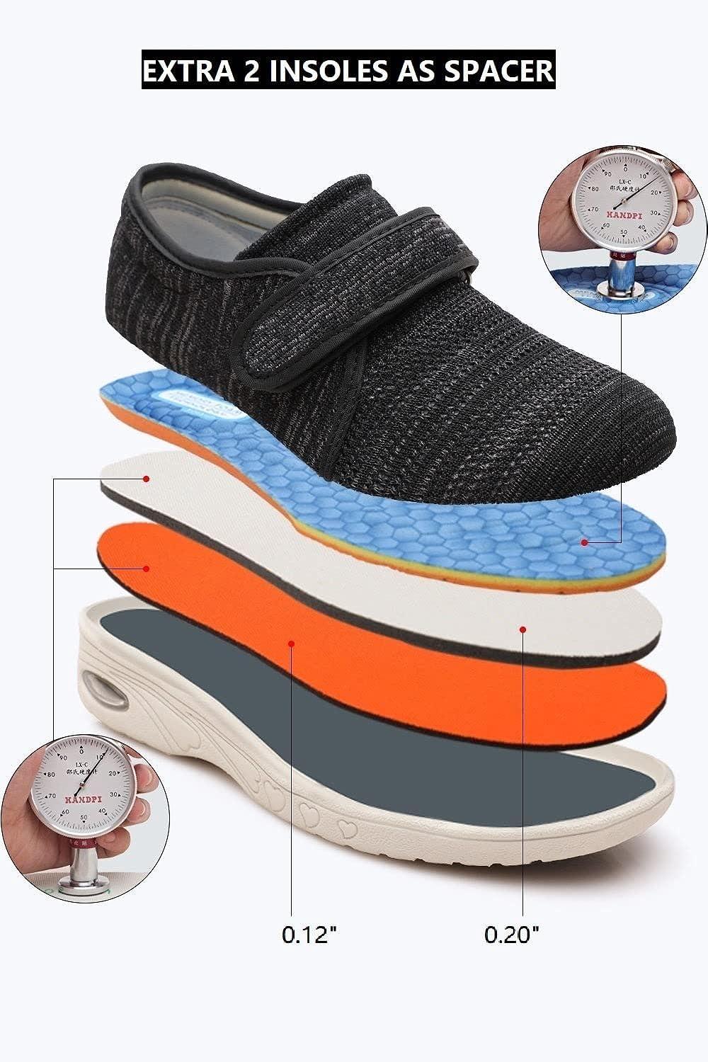 DENACARE Women's Wide Width Shoes | Adjustable Closure | Lightweight ...