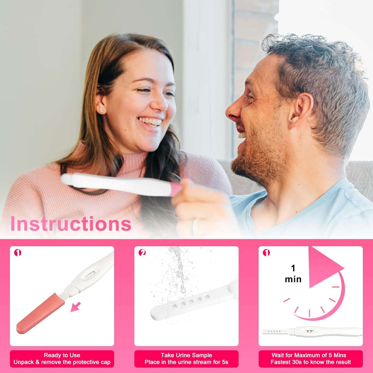 Early Detection HCG Pregnancy Tests - Individually Sealed Home Test ...