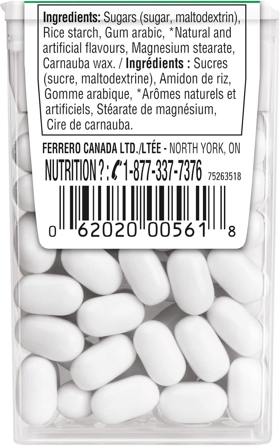 mint candy ingredients