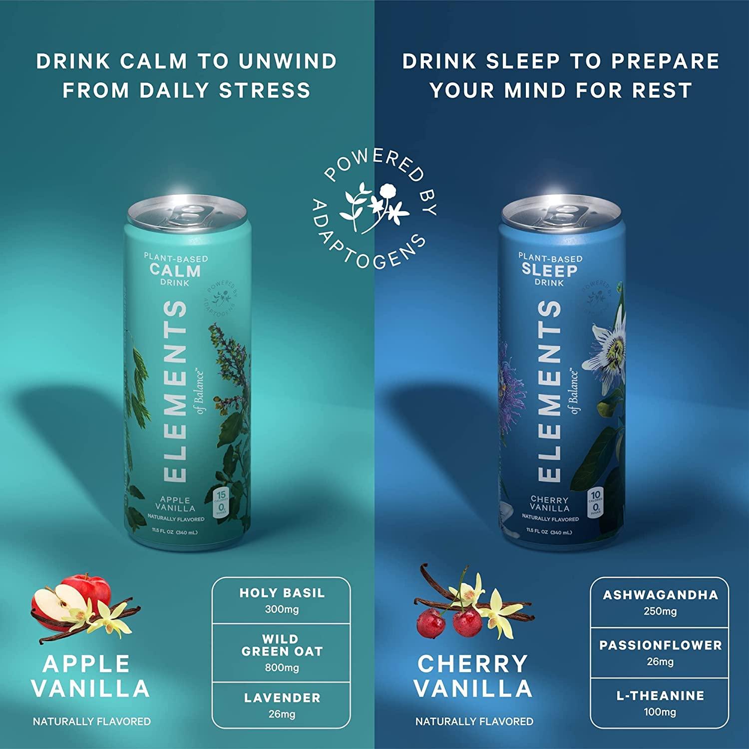Elements of Balance Adaptogen Variety Pack | Calm, Sleep, Focus, Energy ...