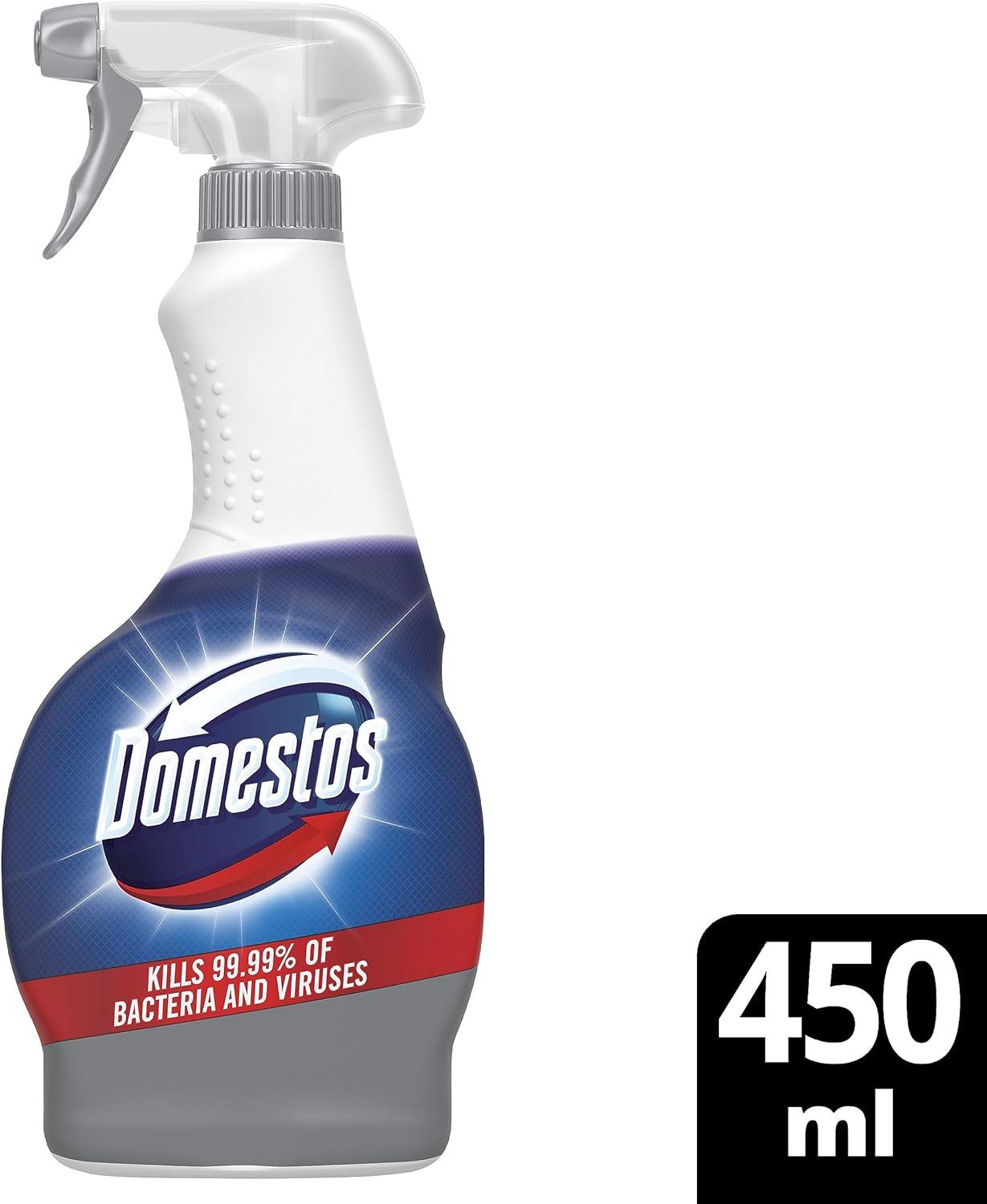 Domestos Bleach Multi-Purpose Cleaner Spray eliminates 99.99% of all ...