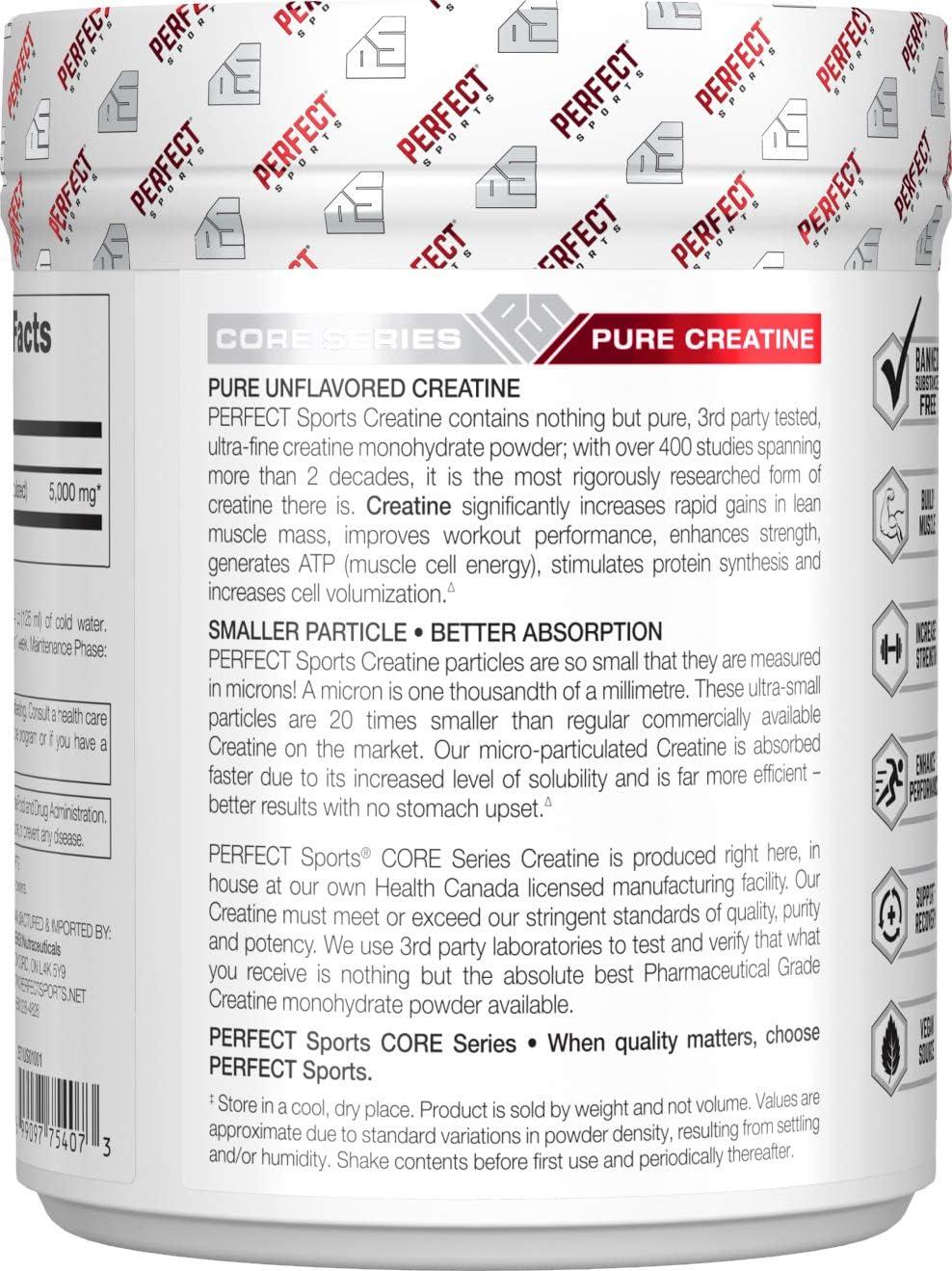 Perfect Sports Creatine Vegan-Source 400g Unflavored | Vegan-friendly ...