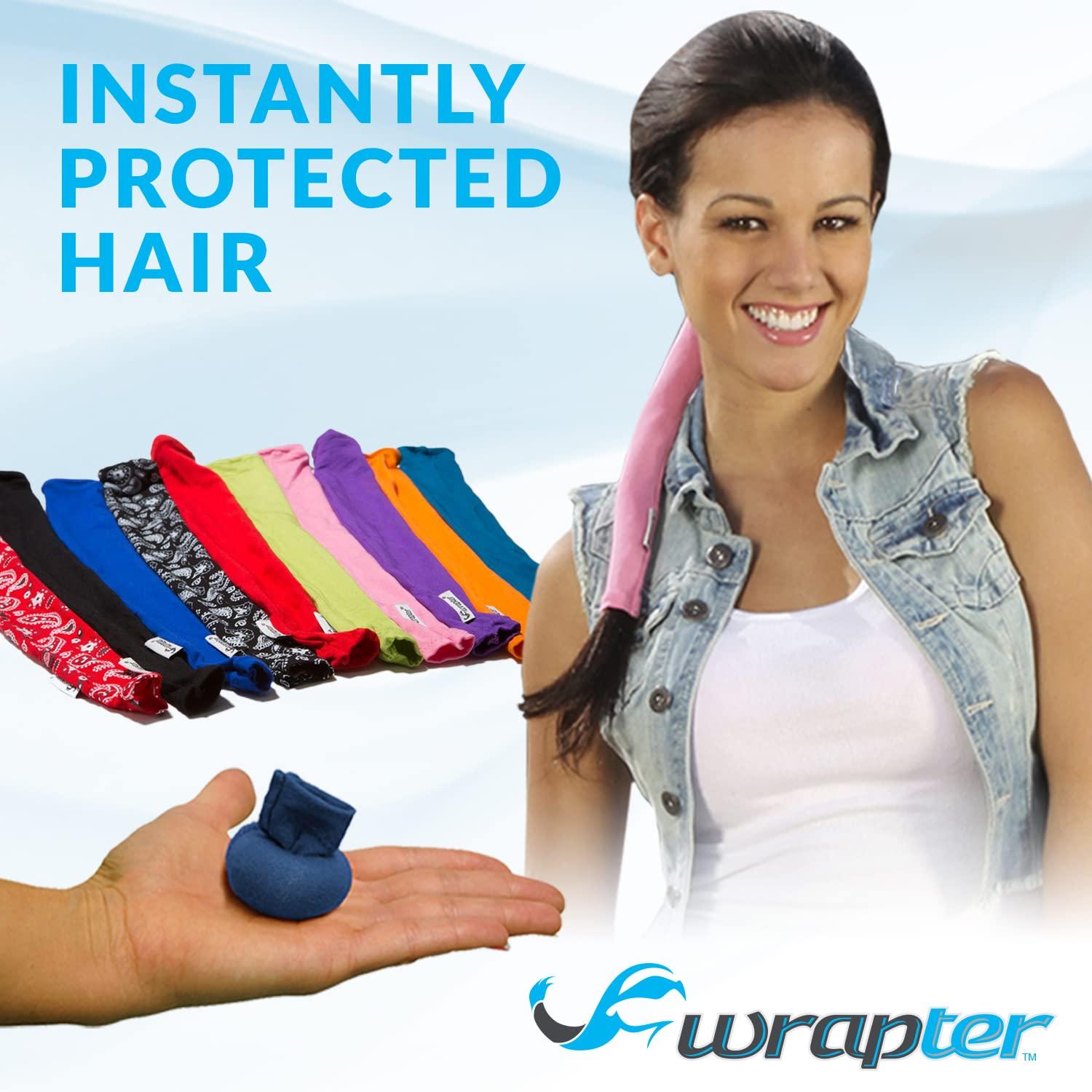 Wrapter Sports & Motorcycle Ponytail Wrap - Black | Buy Now with ...