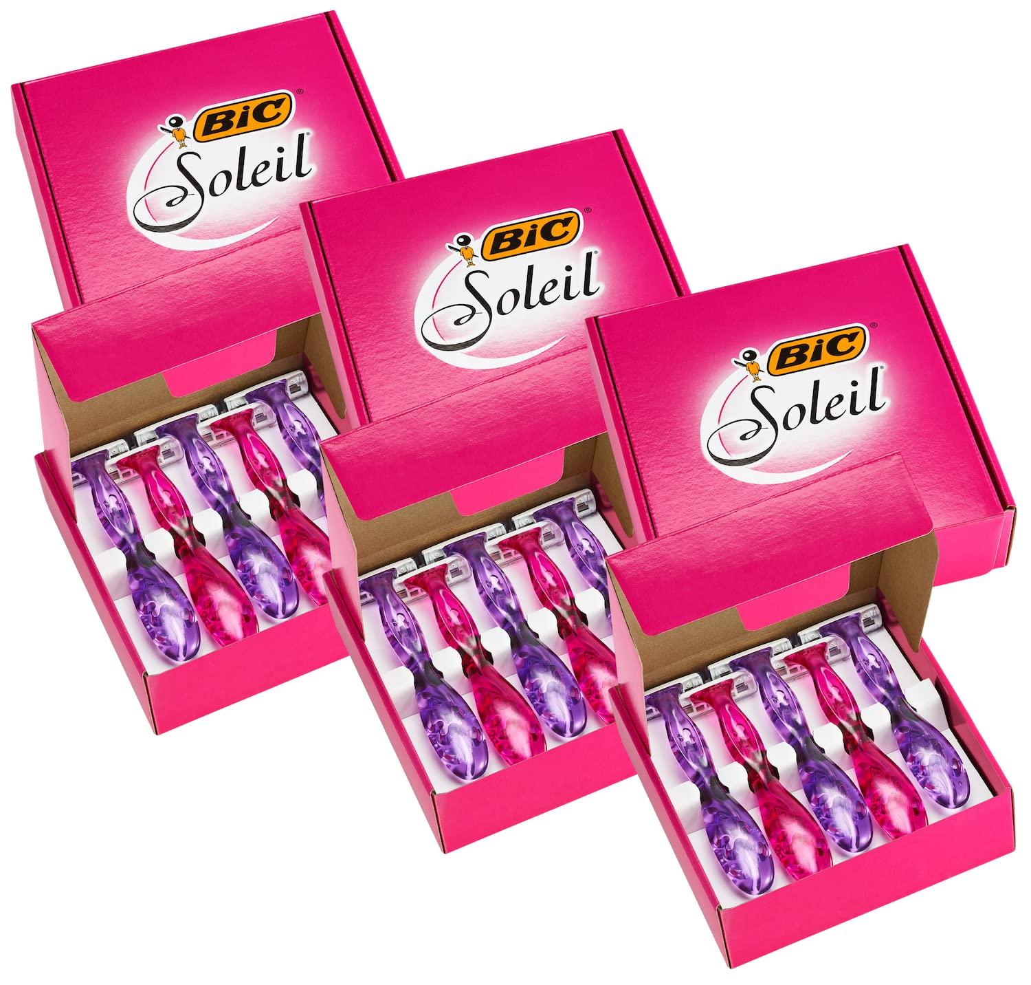 Buy Bic Miss Soleil Color Razors for Women - 3 x 10 Pack with Aloe Vera ...