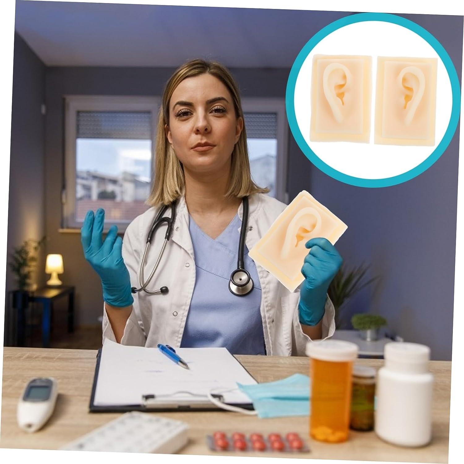 Healifty Silicone Human Ear Massage Tools - 1 Pair | Flexible Ear ...