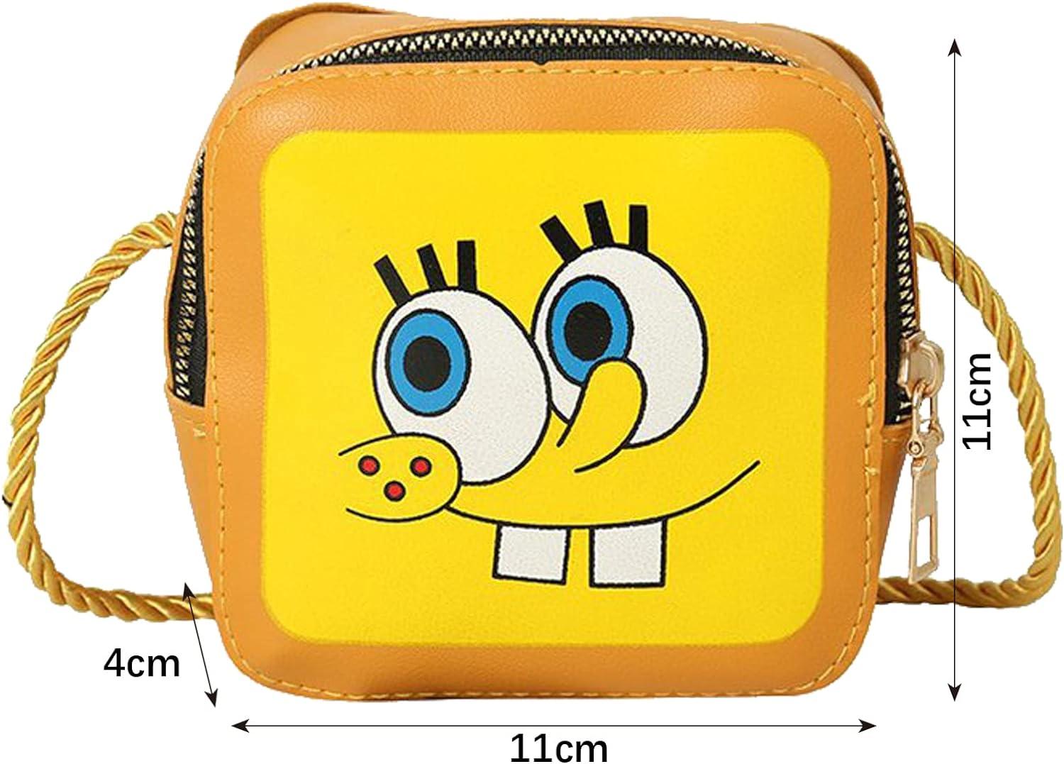 Wopin Spongebob Handbag - ZHULIA Cartoon Shoulder Bag for Kids ...