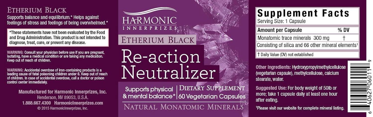Harmonic Innerprizes Etherium Black Capsules 300mg - 60 Count | Buy Now ...
