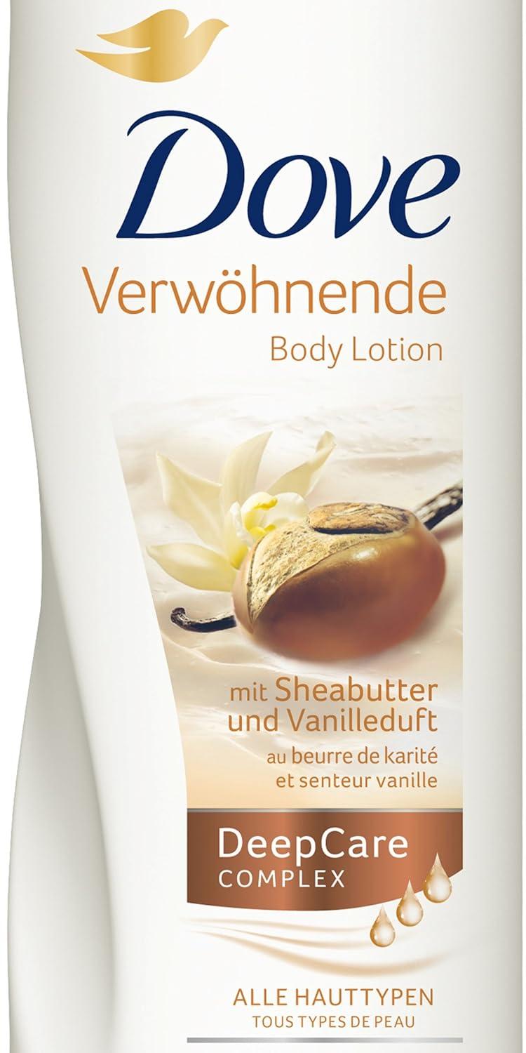 Dove Pampering Body Lotion with Shea Butter & Vanilla - Pack of 2 (400 ...