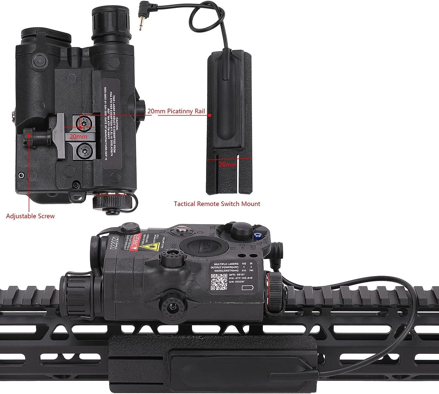 Ratulie Upgraded PEQ 15 Model Green Laser & IR Flashlight Combo - 270 ...