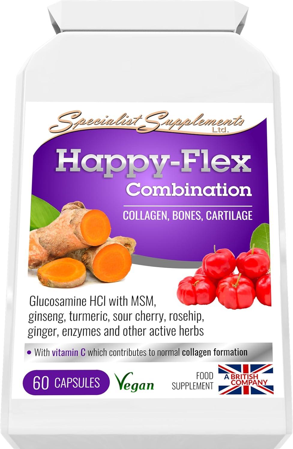 Specialist Supplements Happy-Flex 60 Capsules - Joint Health Support ...