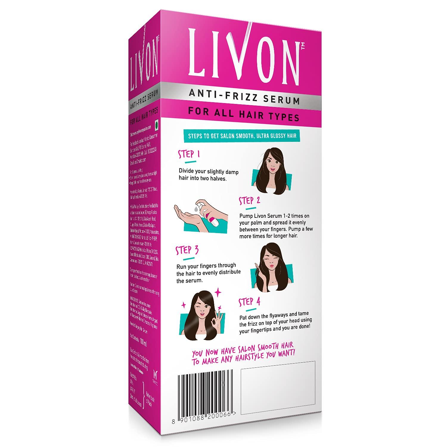 Marico Ltd Livon Silky Potion 100ml - 3.38 Fl Oz (Pack of 1) | Buy Now ...