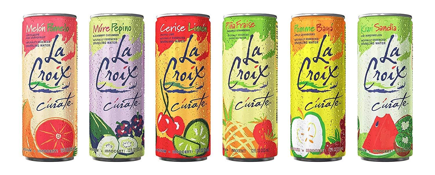 La Croix Sparkling Water Variety Pack - 12 Oz Slim Cans (12-Pack) | Flavored Seltzer Drinking ...