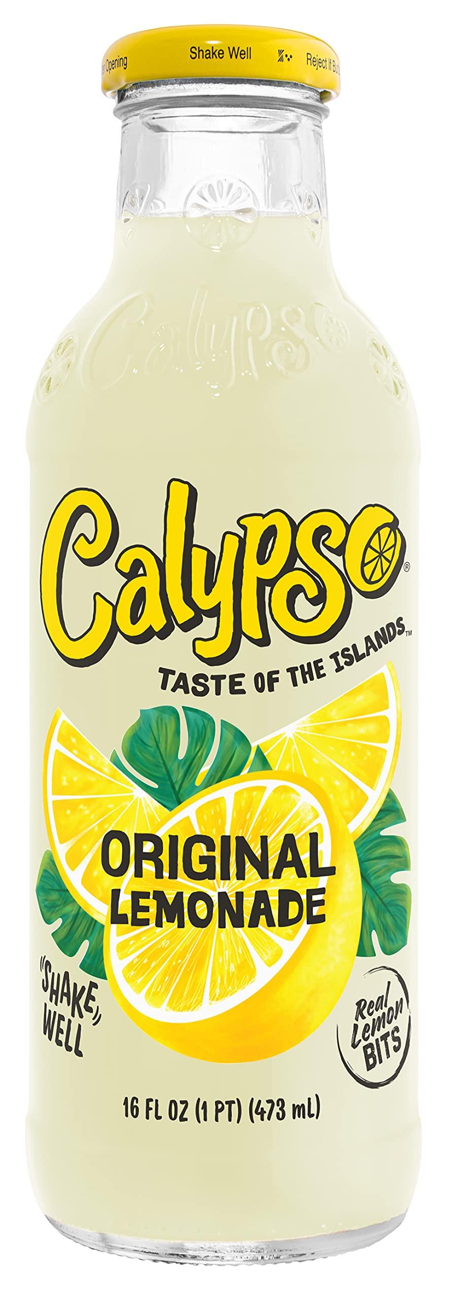 Calypso Original Lemonade 16 Fl Oz (Pack of 12) | Made with Real Fruit ...