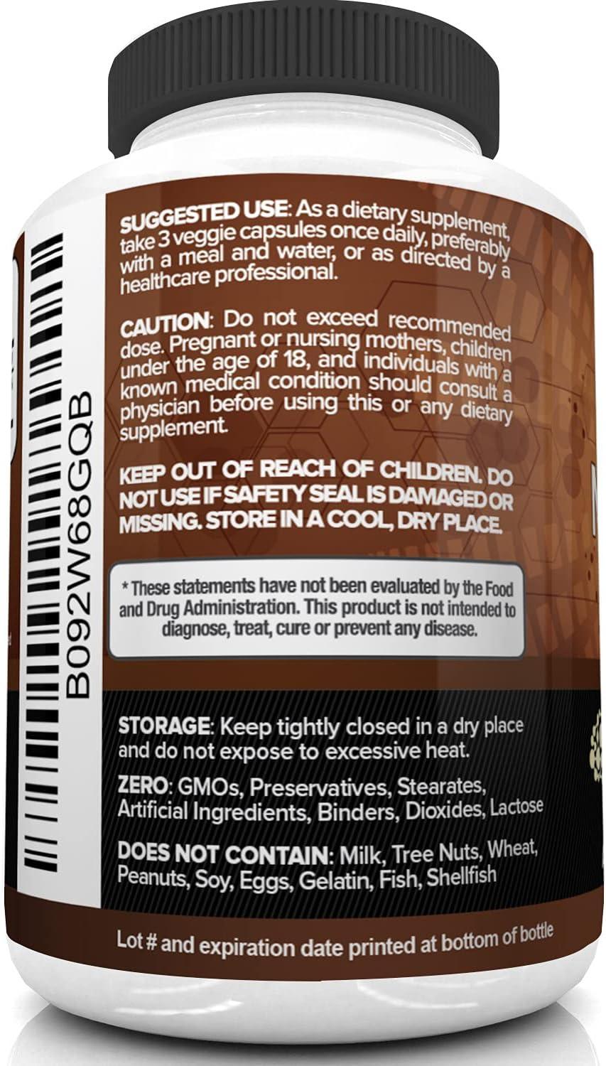 Nutrivein Magnesium L-Threonate (Magtein) 2207mg - Brain Health, Memory ...