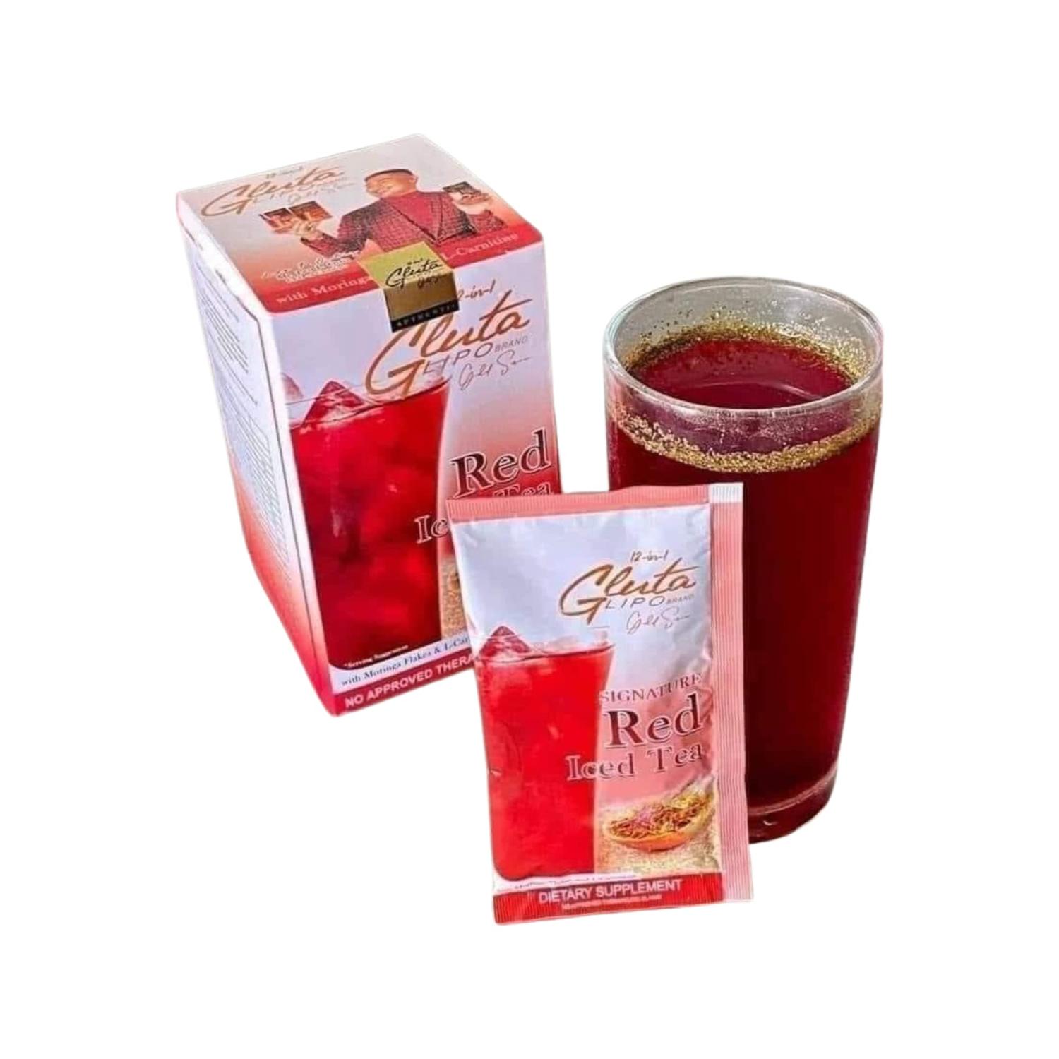IBE GLUTA LIPO GOLD SERIES RED ICED TEA 12 in 1 | Buy Now with Express ...