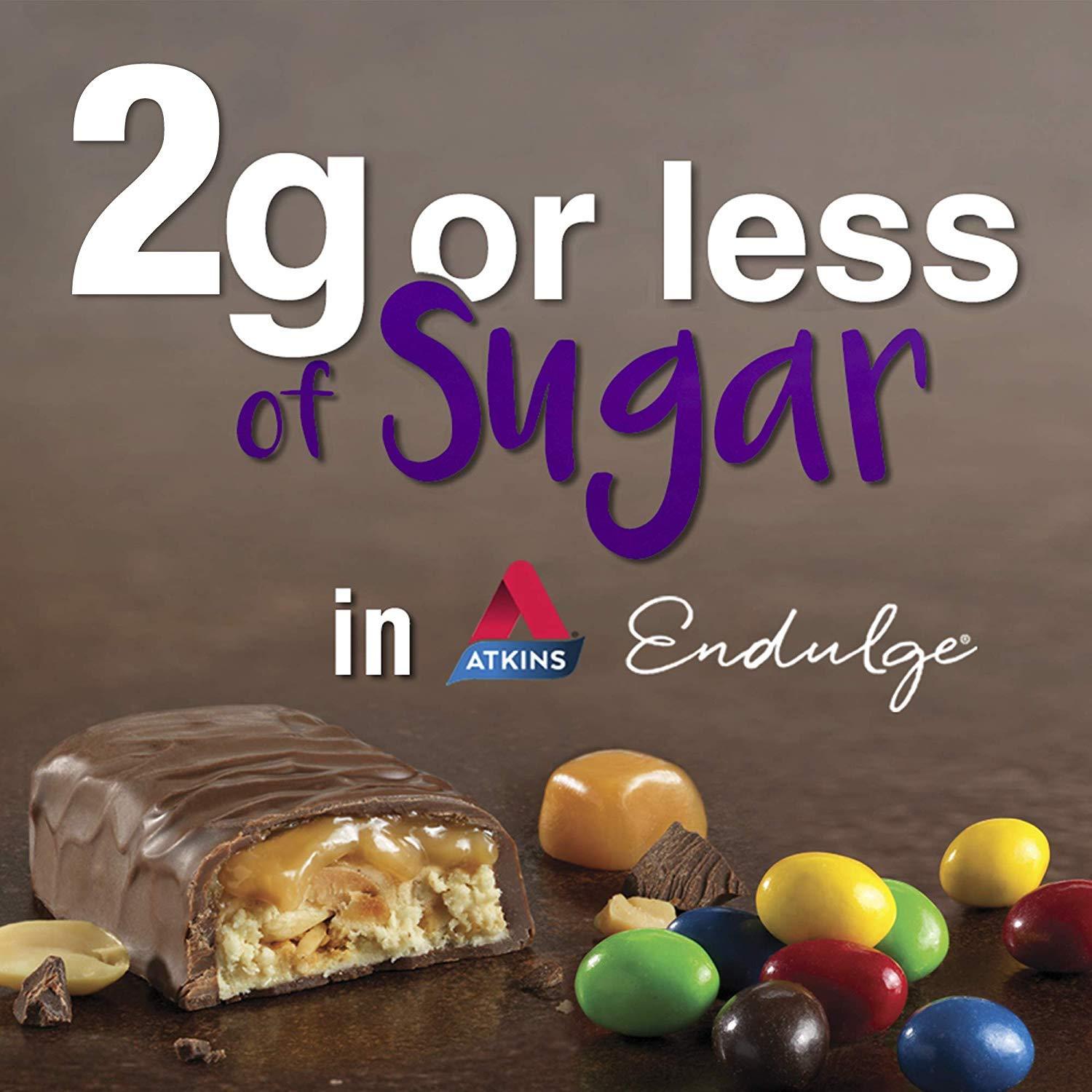 Atkins Endulge Peanut Caramel Cluster Bar - Keto-Friendly (5 Bars ...