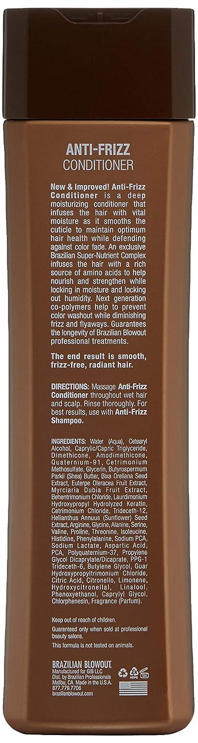 Brazilian Blowout Anti-Frizz Conditioner 12 fl oz - Smooth & Frizz-Free ...