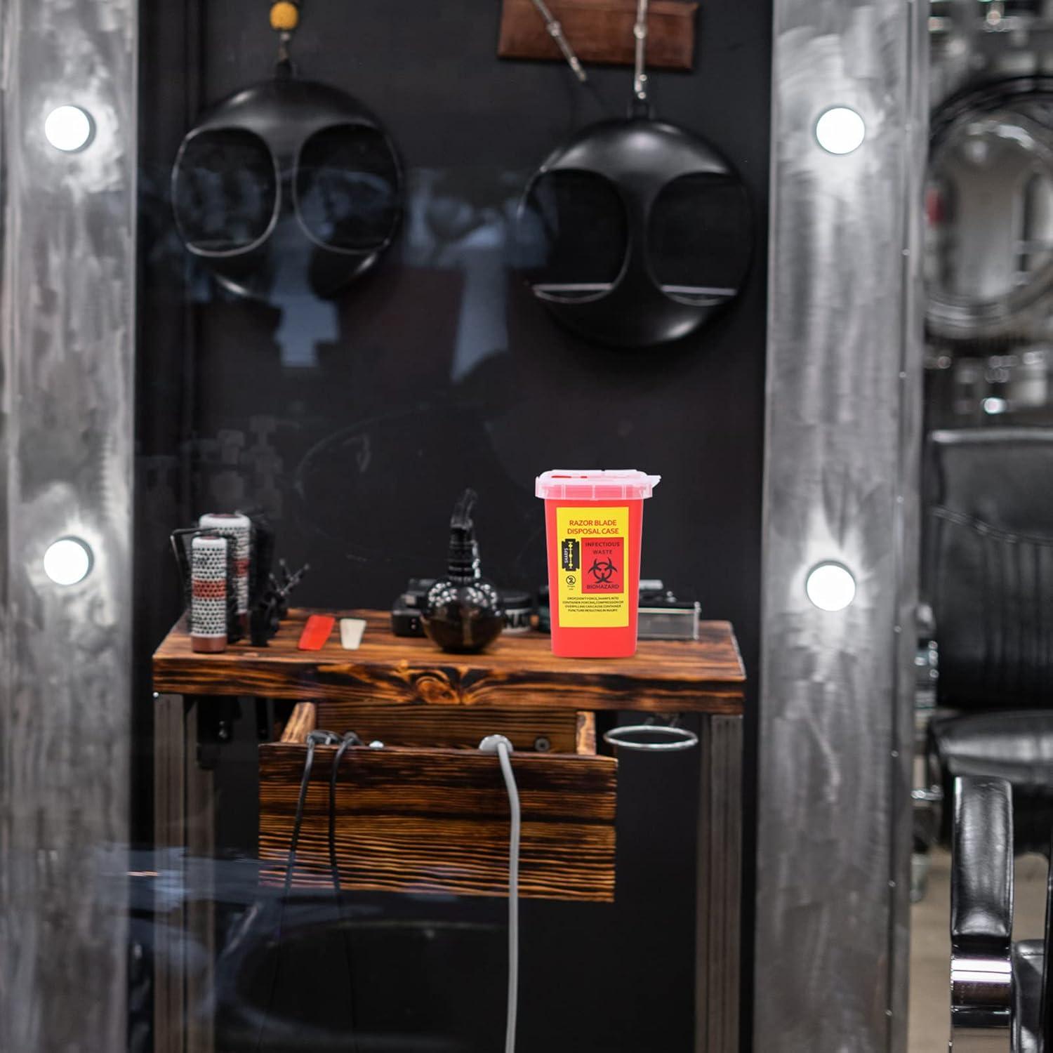 Beaupretty 4-Piece Mini Waste Container & Disposable Razor Set | Razor ...