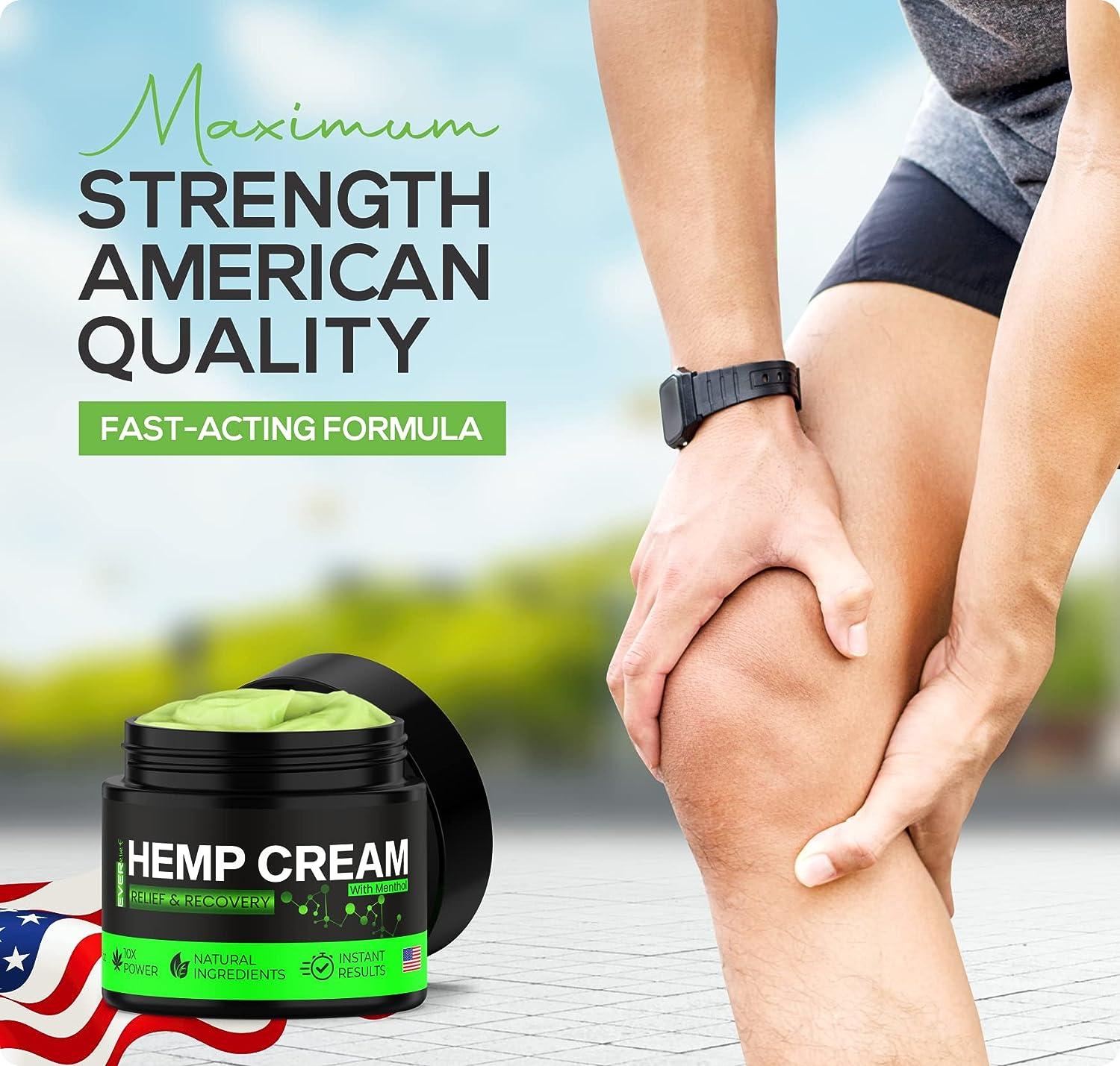 Hemp Cream 2 Pack - Maximum Strength for Muscle & Joint Relief ...