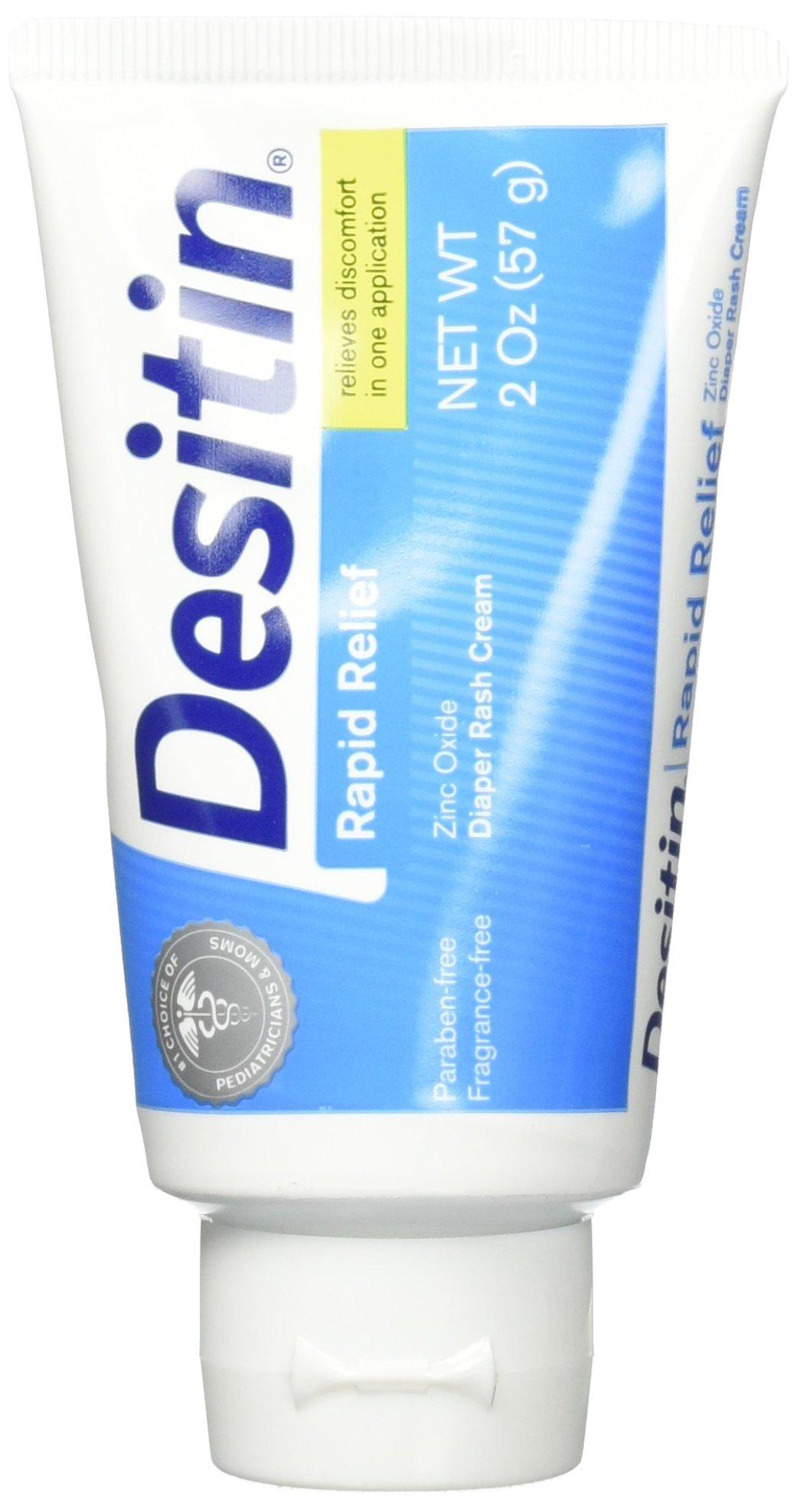 Desitin Rapid Relief Creamy Zinc Oxide Diaper Rash Cream - 2 Pack | Buy Now with Express ...